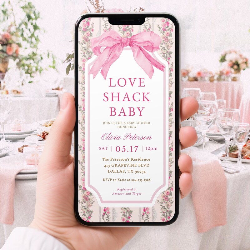 Shabby Chic Invites - Etsy