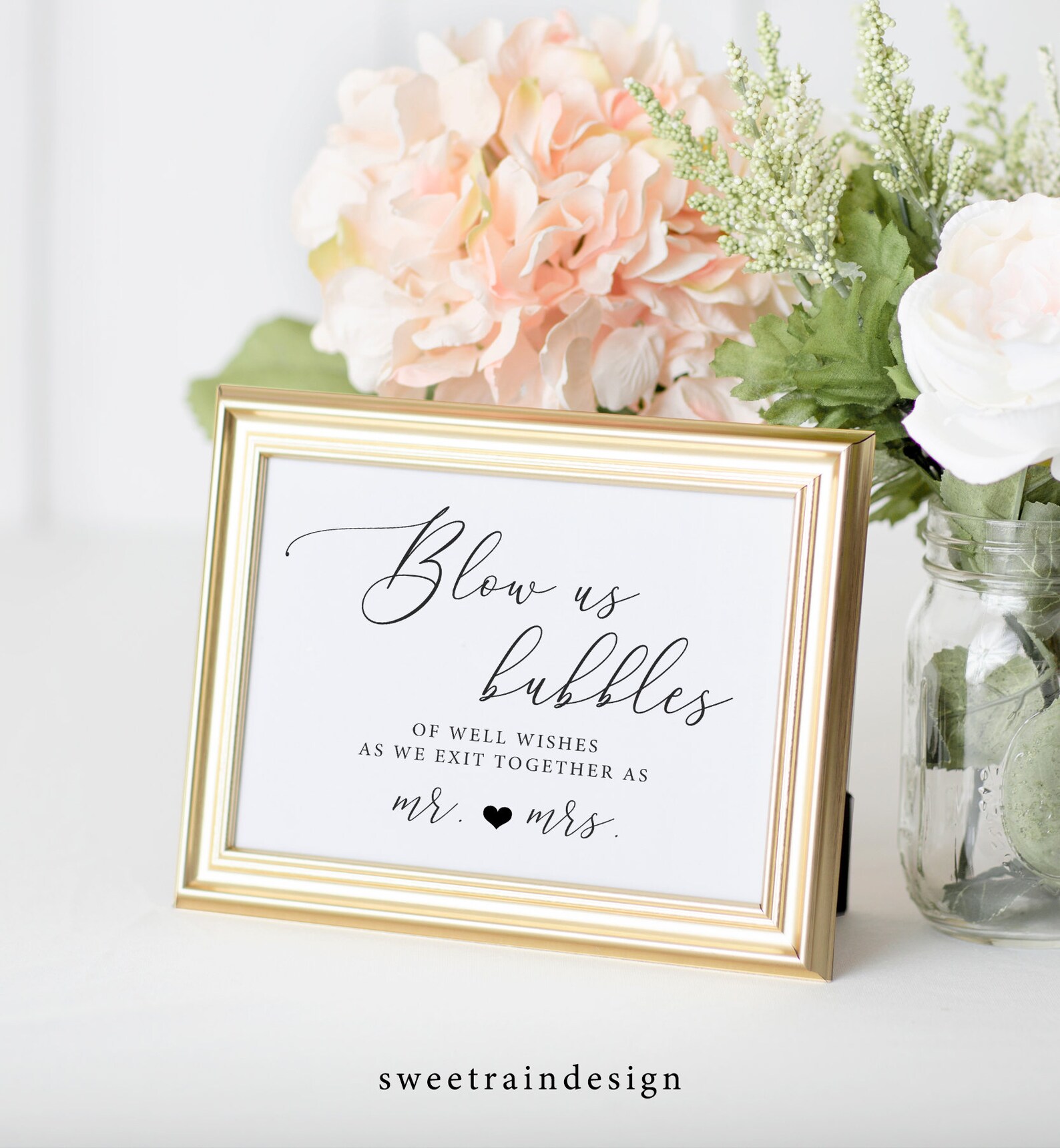 Bubble Send off Sign Wedding Bubbles Sign Printable Blow - Etsy