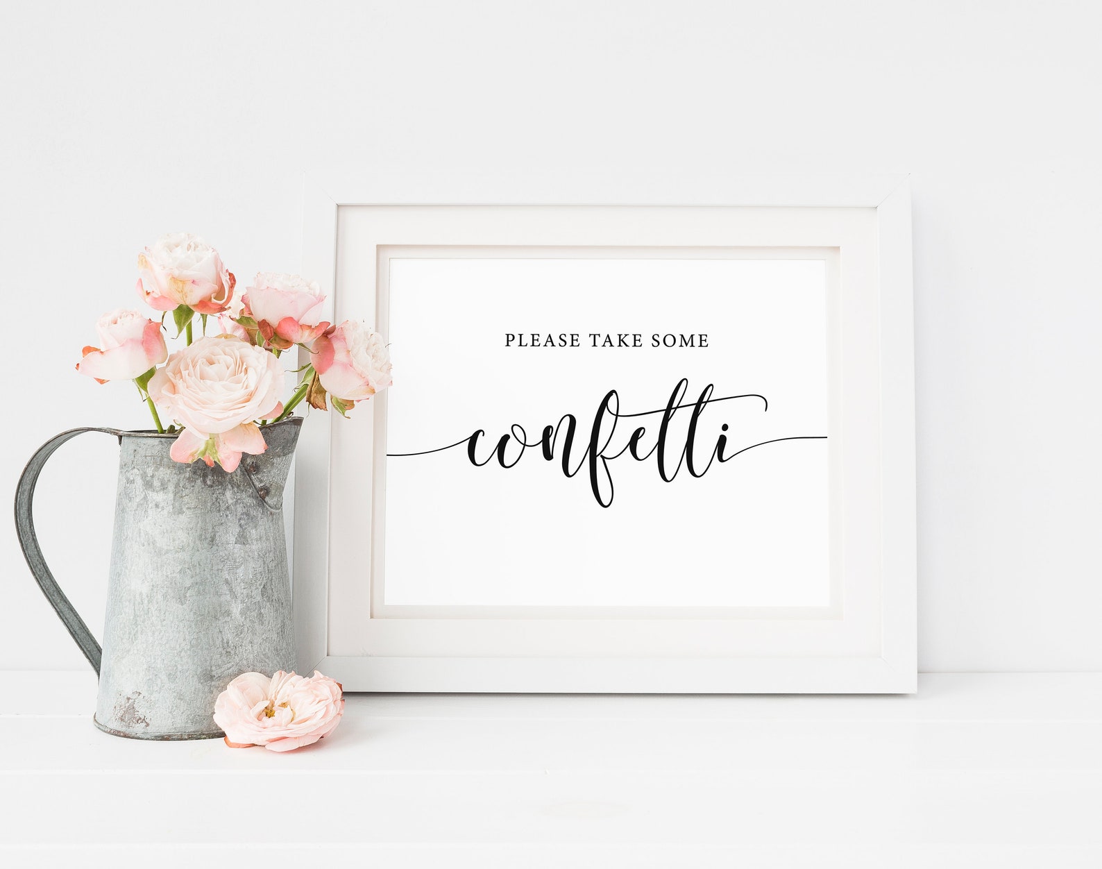 Wedding Confetti Sign Confetti Toss Sign Confetti Bar - Etsy