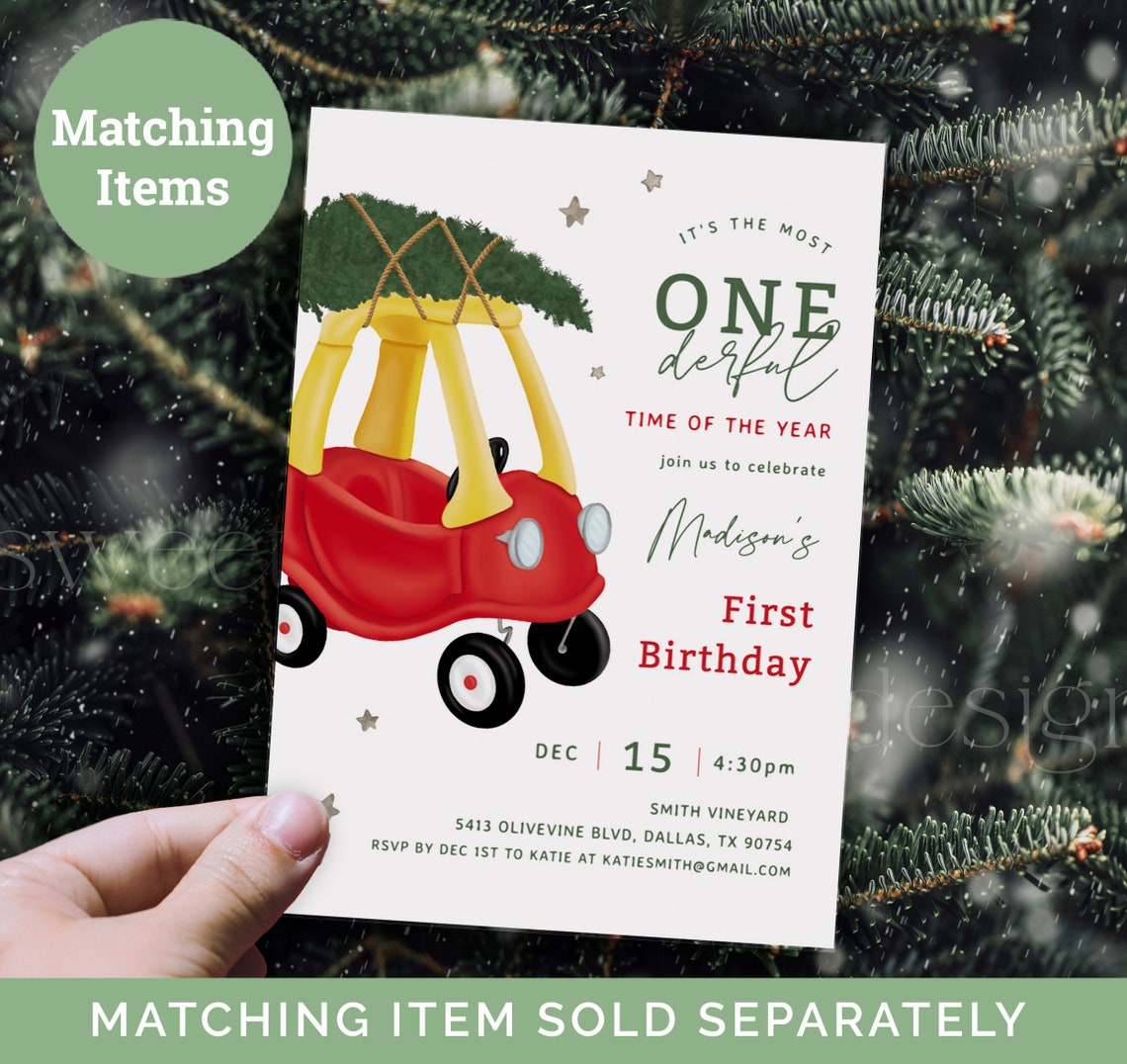 Most Onederful Time of the Year Birthday Milestone Poster - Etsy