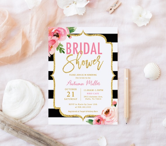 Kate Spade Invite Etsey