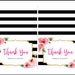 Kate Thank You Card Printable Floral Thank You Note Card - Etsy