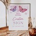Butterfly Theme Editable Sign 8x10 Butterfly Birthday - Etsy