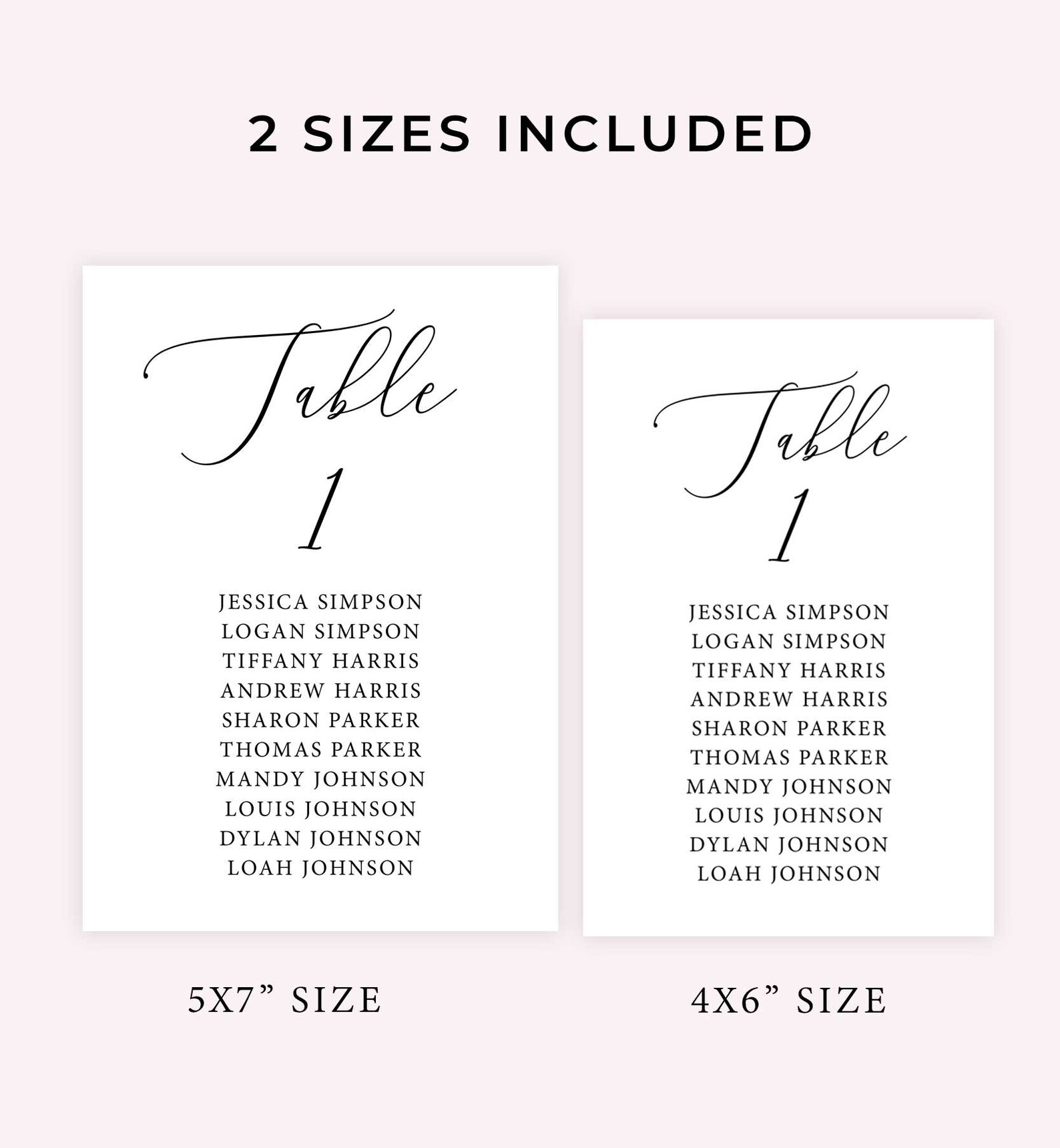 Wedding Table Plan Cards Table Plan Template Seating Chart - Etsy