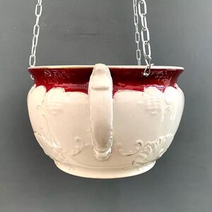 Victorian ANTIQUE Chamber Pot Pottery HANGING PLANTER Plant Pot - Etsy