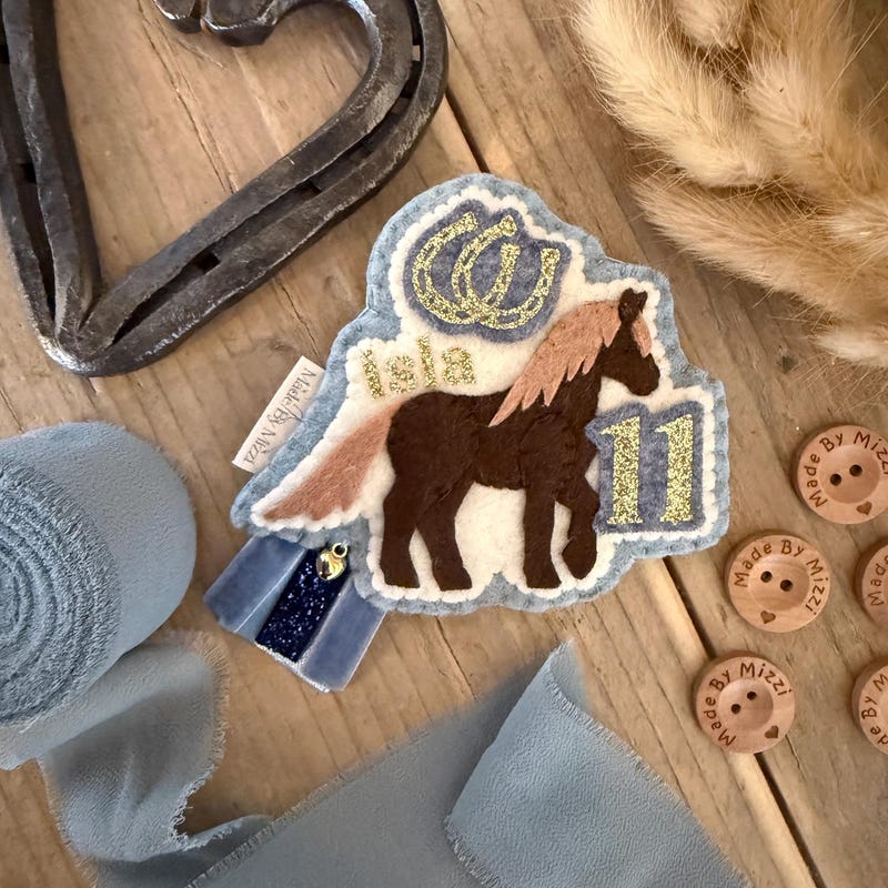 Personalised Horse Badge - Etsy UK