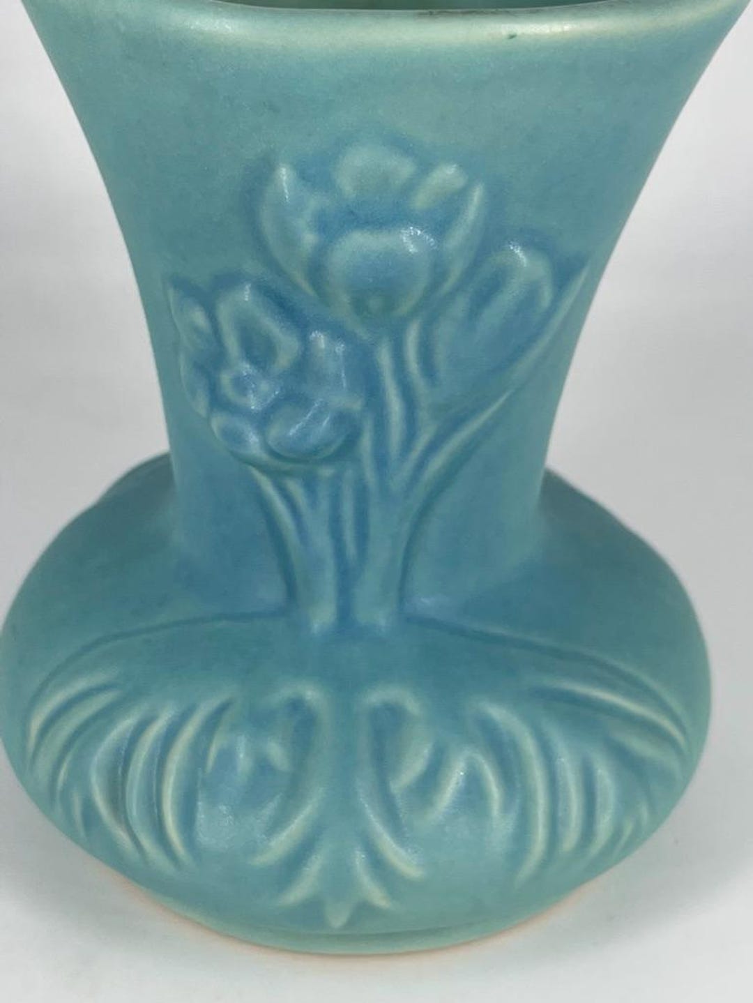Van Briggle Pottery Vase With Floral Design - Etsy
