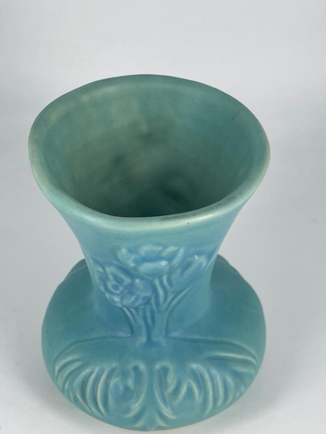 Van Briggle Pottery Vase With Floral Design - Etsy