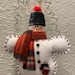 Snowman and Santa Christmas Ornaments, Handmade Christmas and Winter ...