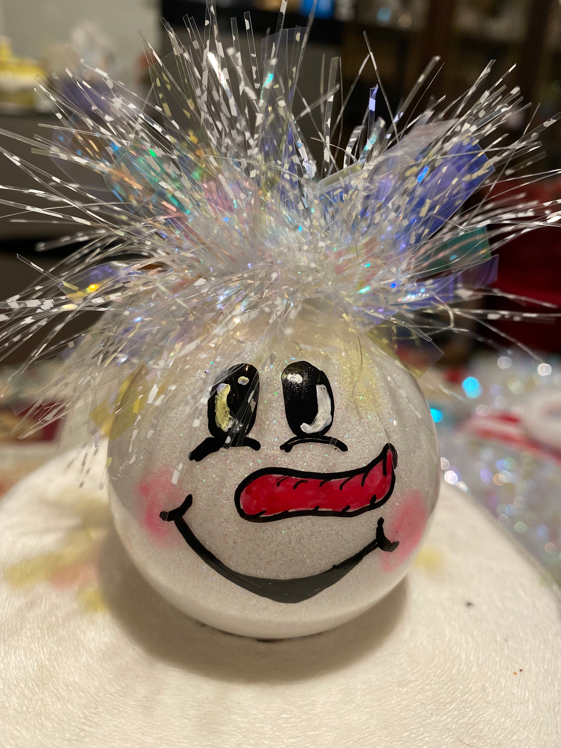 Hand Painted Glass Ornaments Hand Painted Christmas - Etsy