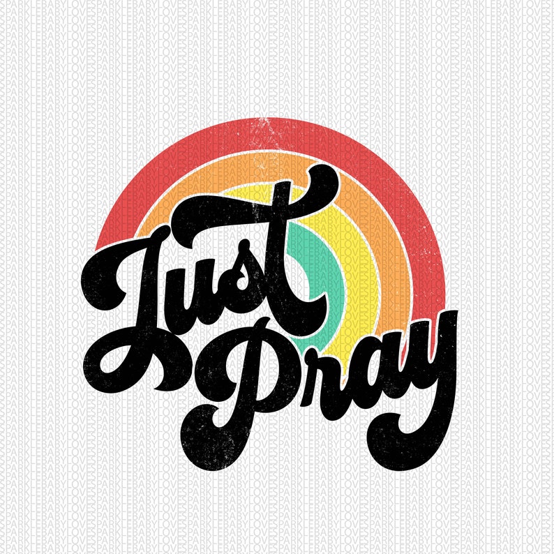 Just pray iron on Transfer Just pray Sublimation Transfer | Etsy