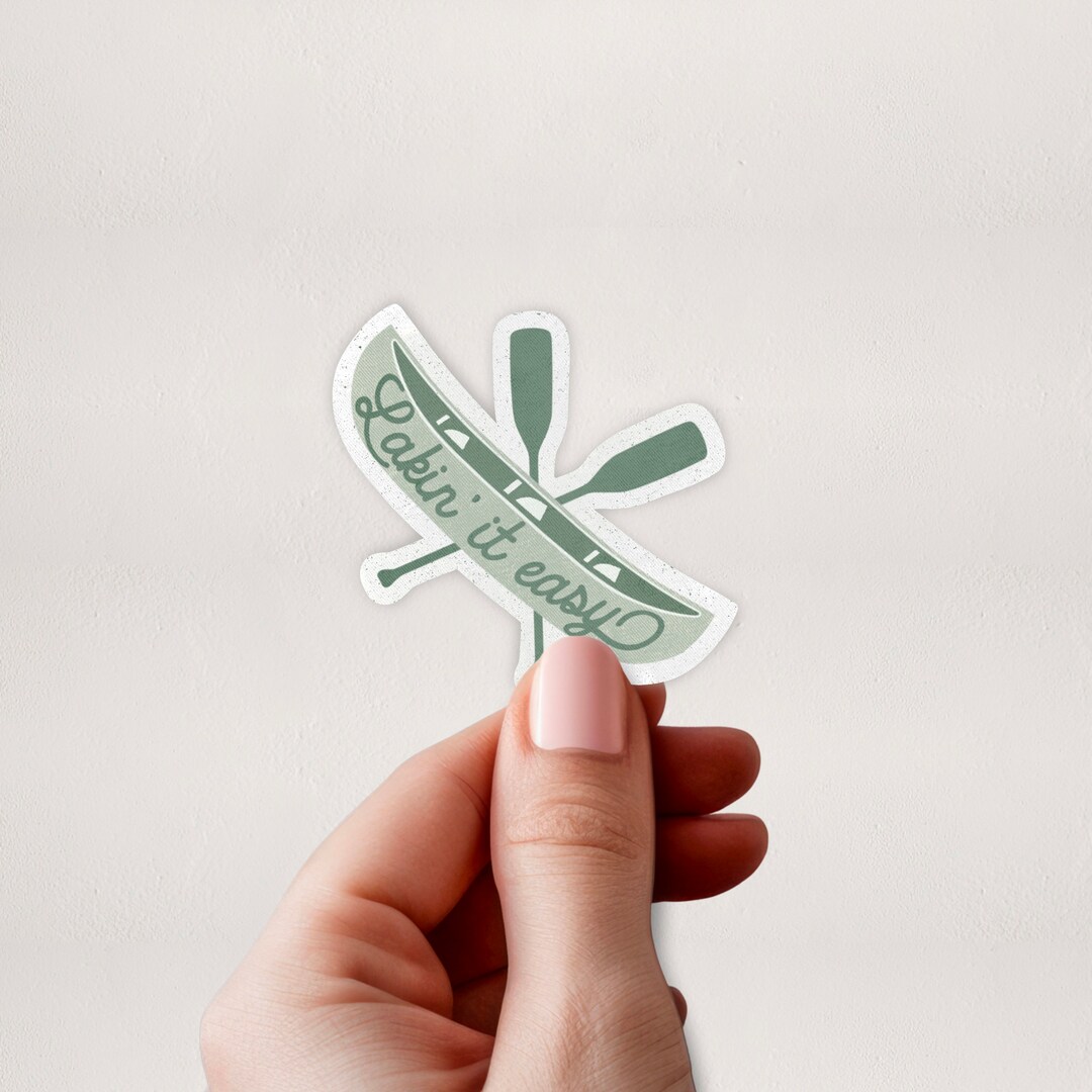 Lakin' It Easy Sticker Stickers Lake Life Stickers for Cooler Lakehouse ...