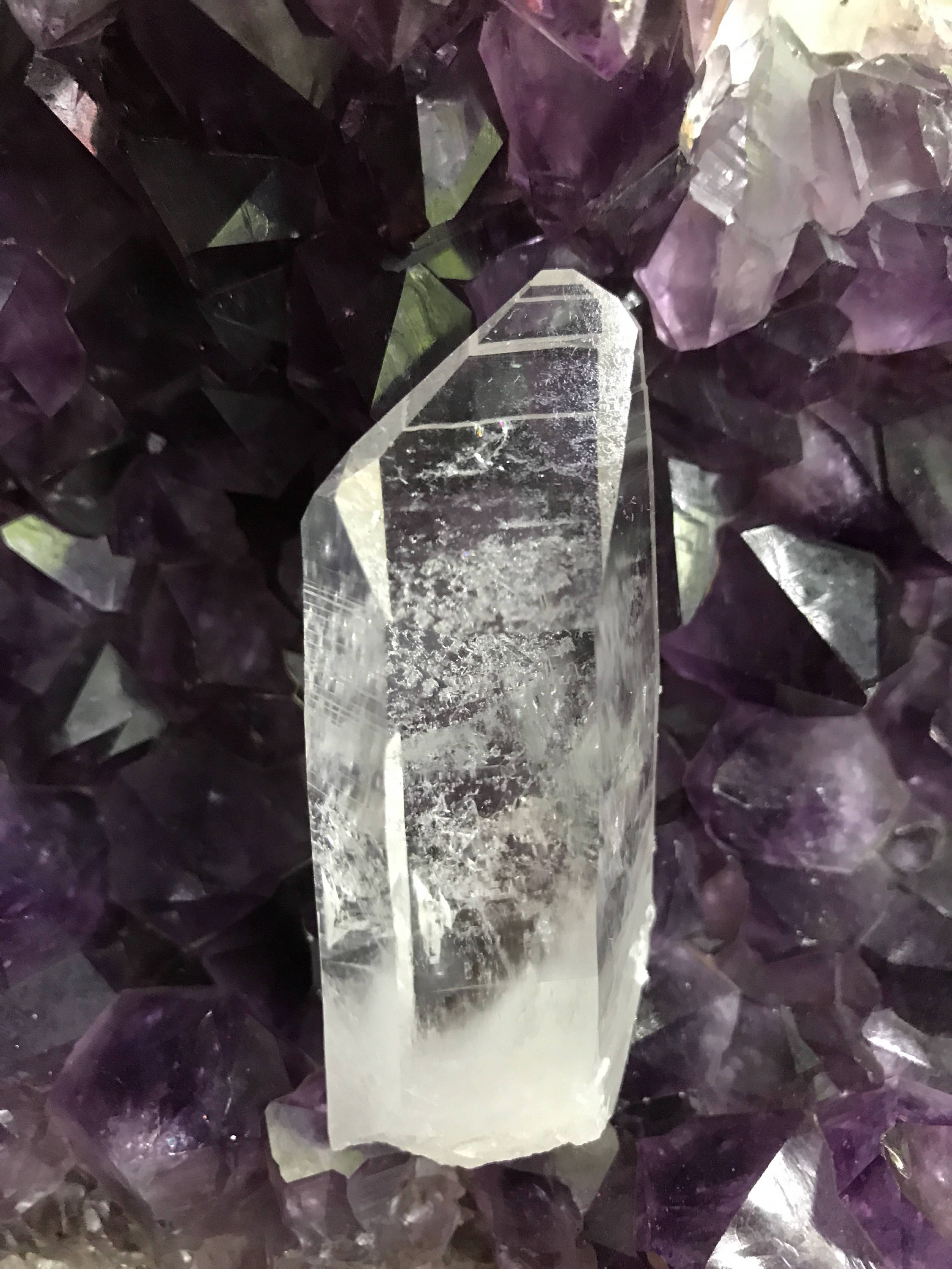 Raw Quartz Single Crystal Point, Arkansas, 63.1 Grams, CR2050