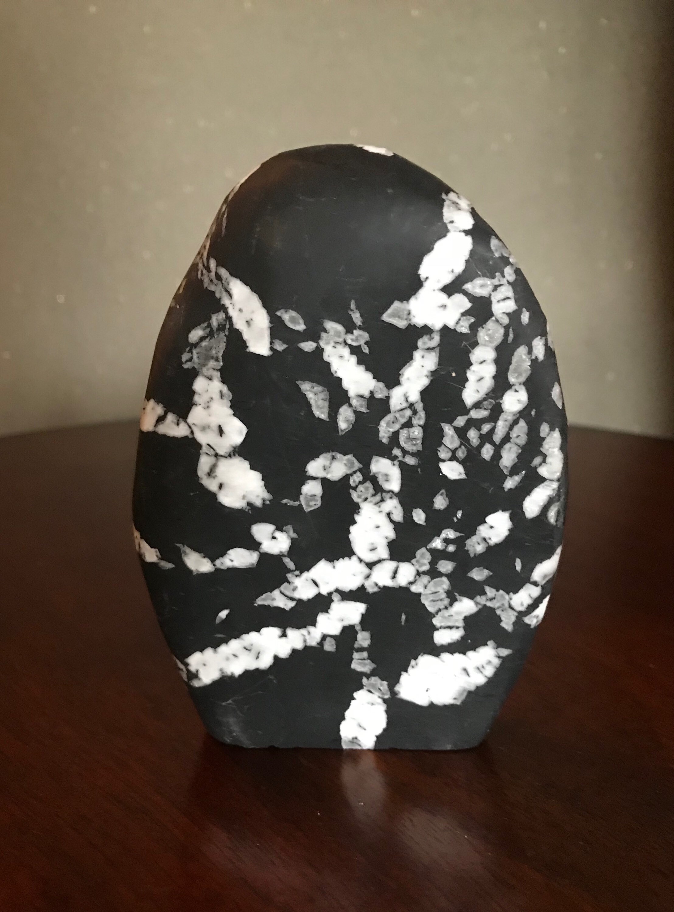 1.54 LB, XL Standing Chrysanthemum Stone, China, 697.7 Grams, CR3287