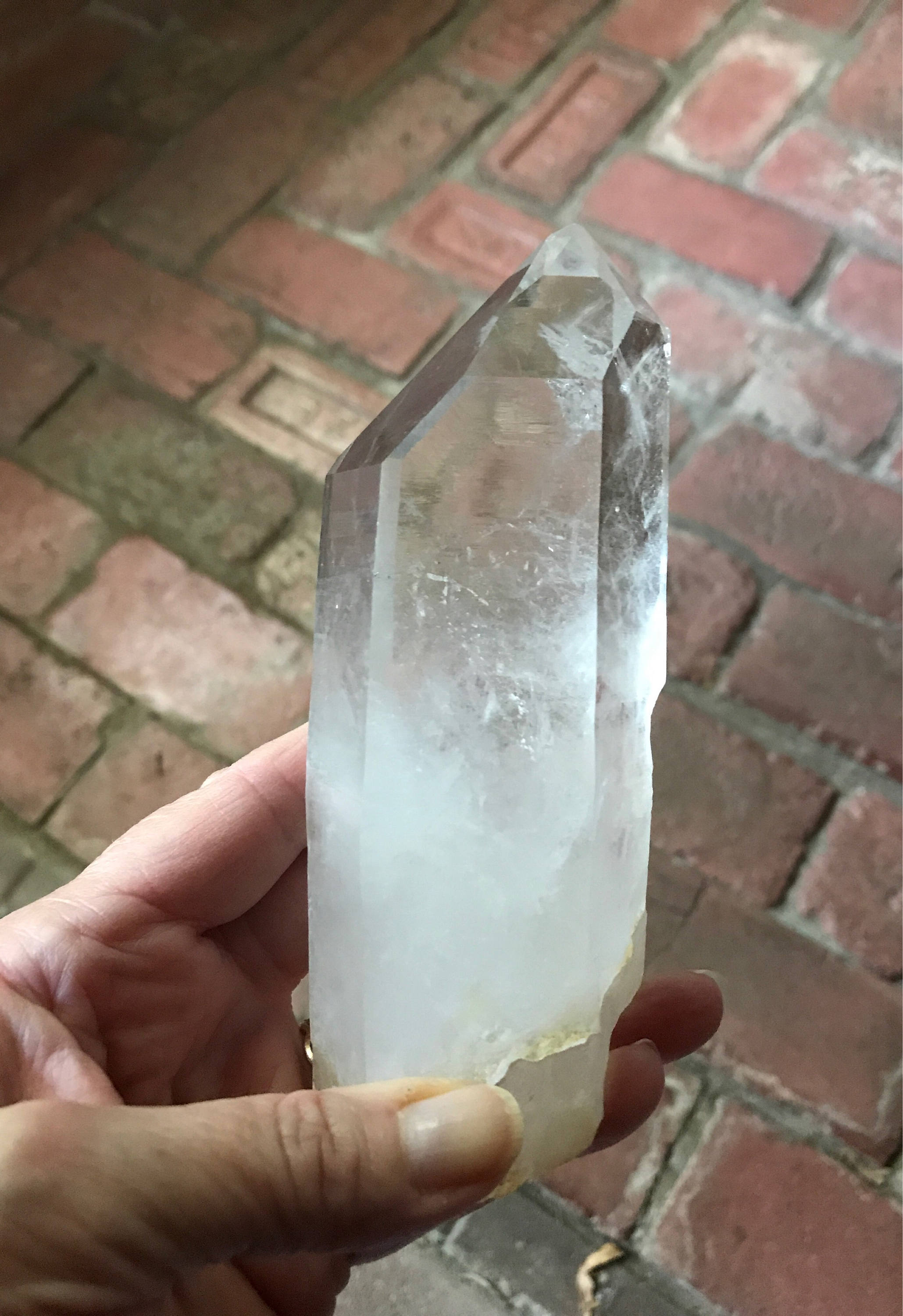 Quartz Crystal, Large, RAINBOWS, Key, Arkansas, 418.6 Grams, CR2034