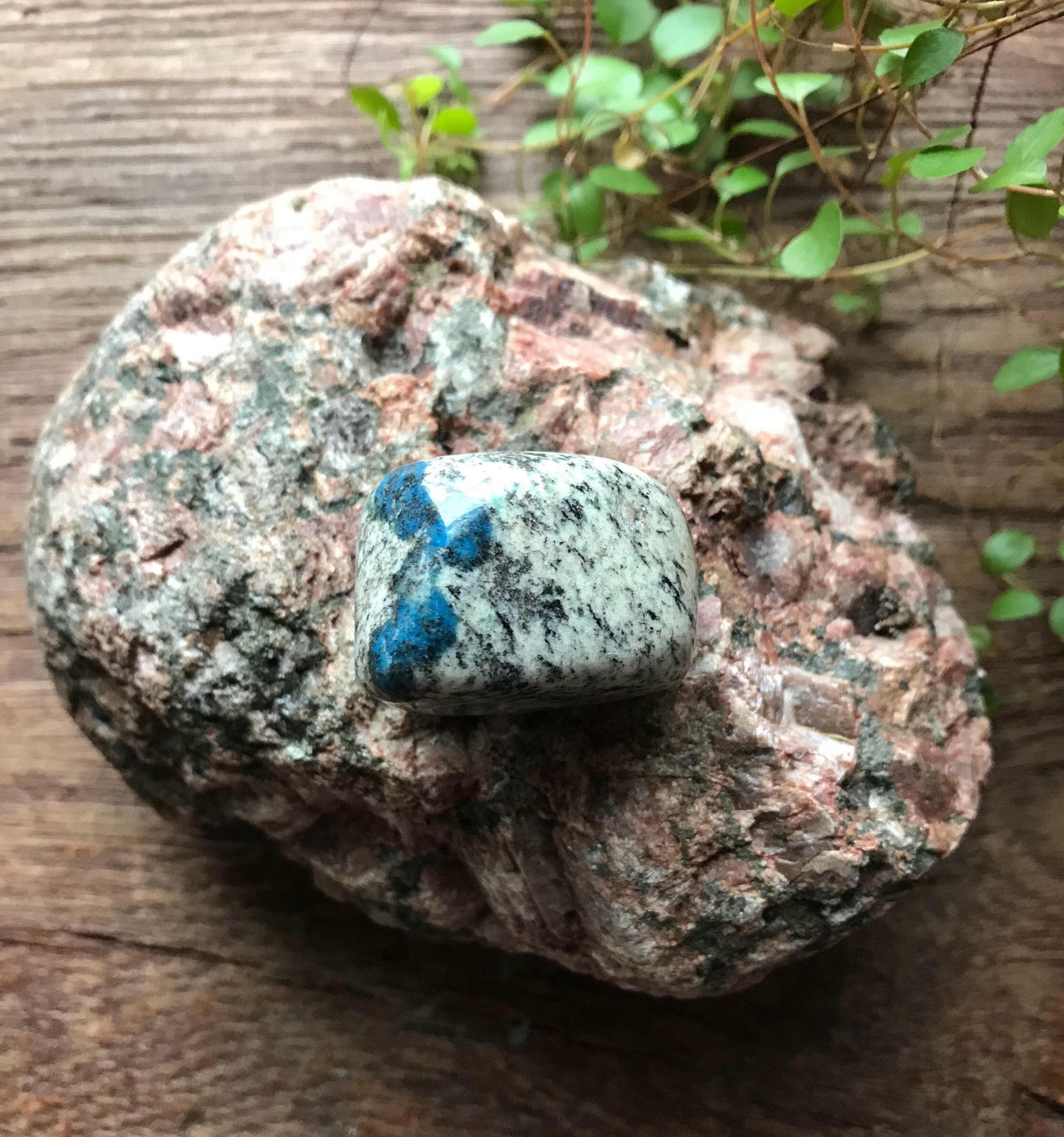 K2 Stone, Azurite and Malachite in Granite, K2 Mountain, Pakistan ...