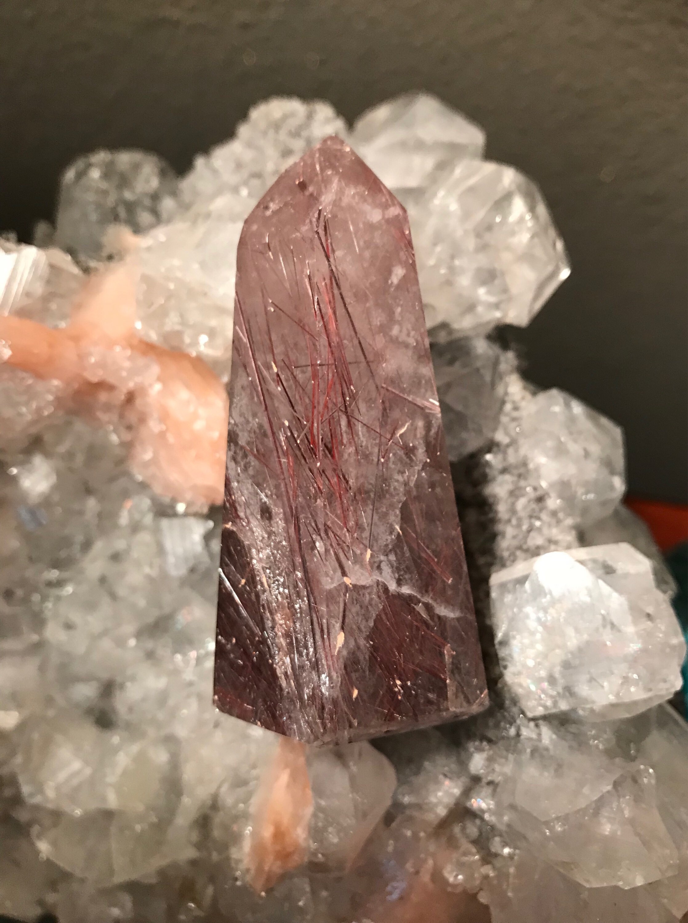 Reserved for mommachickadee 4/16*STANDING Red Needle Rutile Included ...