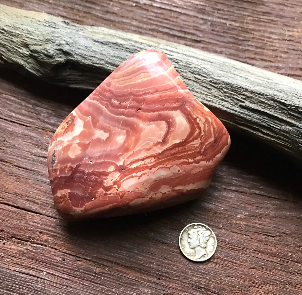 Wonderstone Jasper, Large Palm Stone, Nevada, 156.50 Grams, CR5993