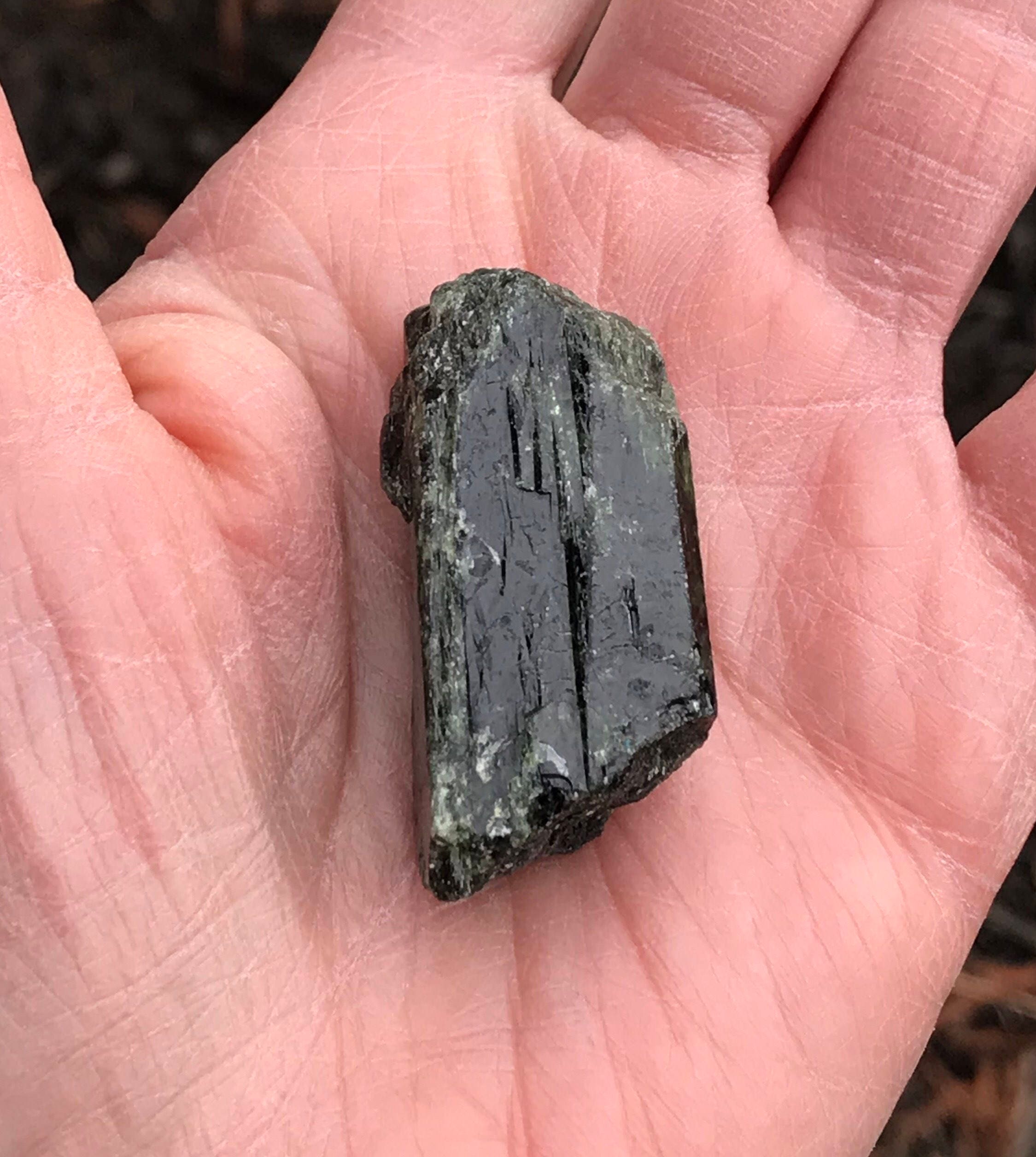 SOLD-Reserved for mommachickadee 7/8* Chrome Diopside, Full Crystal ...