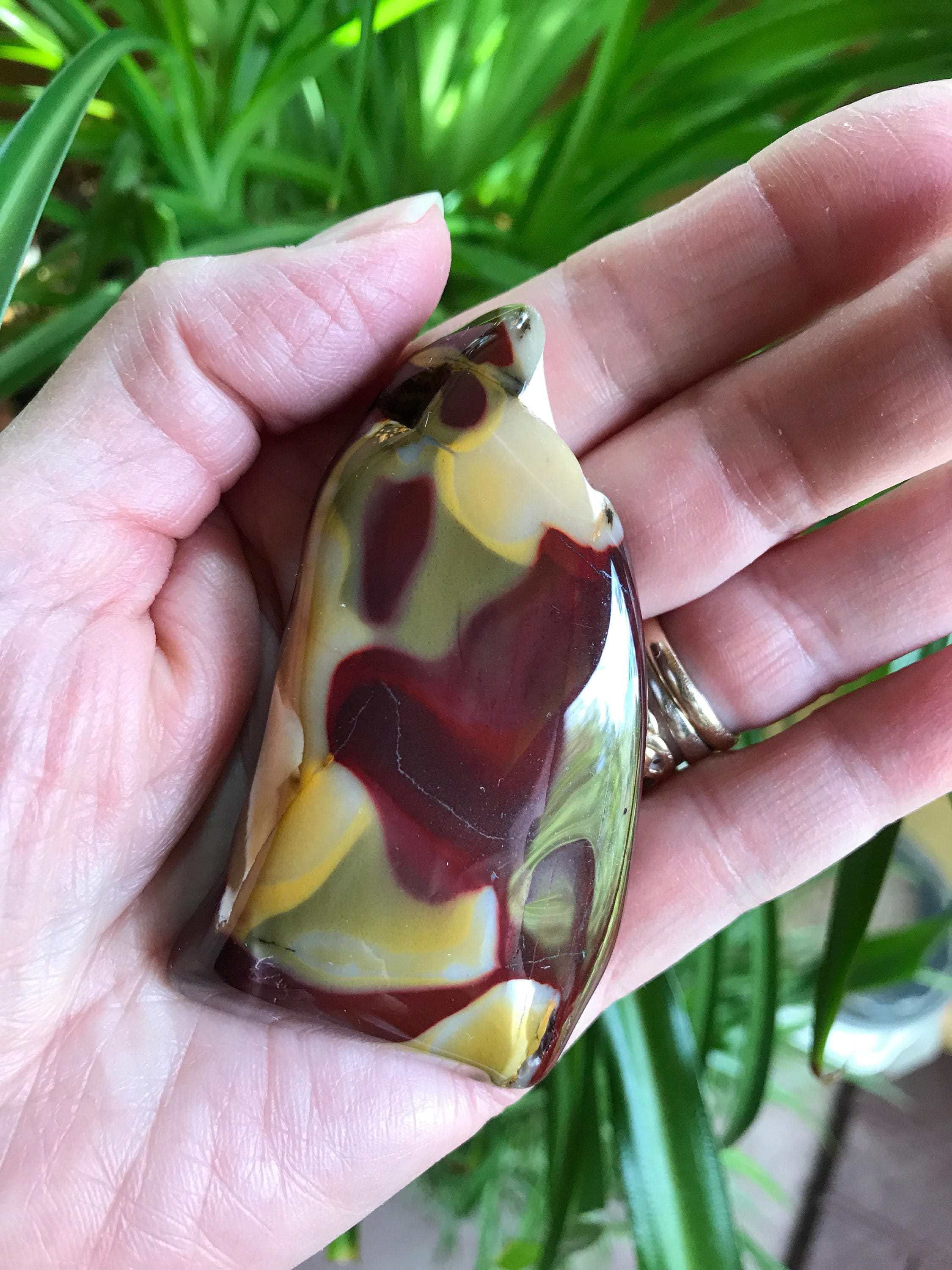 Mookaite Jasper Polished Stone, 67.6 Grams, Australia, CR2052