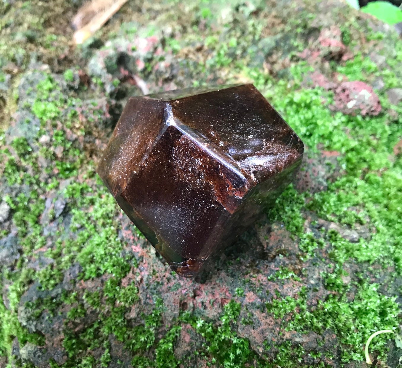 3/4 LB- Almandine Garnet Crystal, 63 mm, Polished, 319.7 Grams, 1597.5 ...