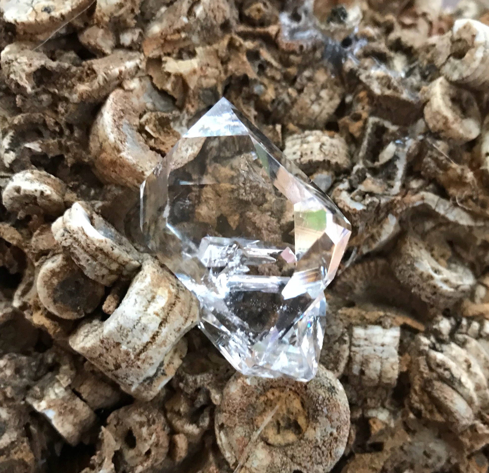 Herkimer Diamond, Attunement Crystal Cluster, New York, 19.5 Grams, CR2786