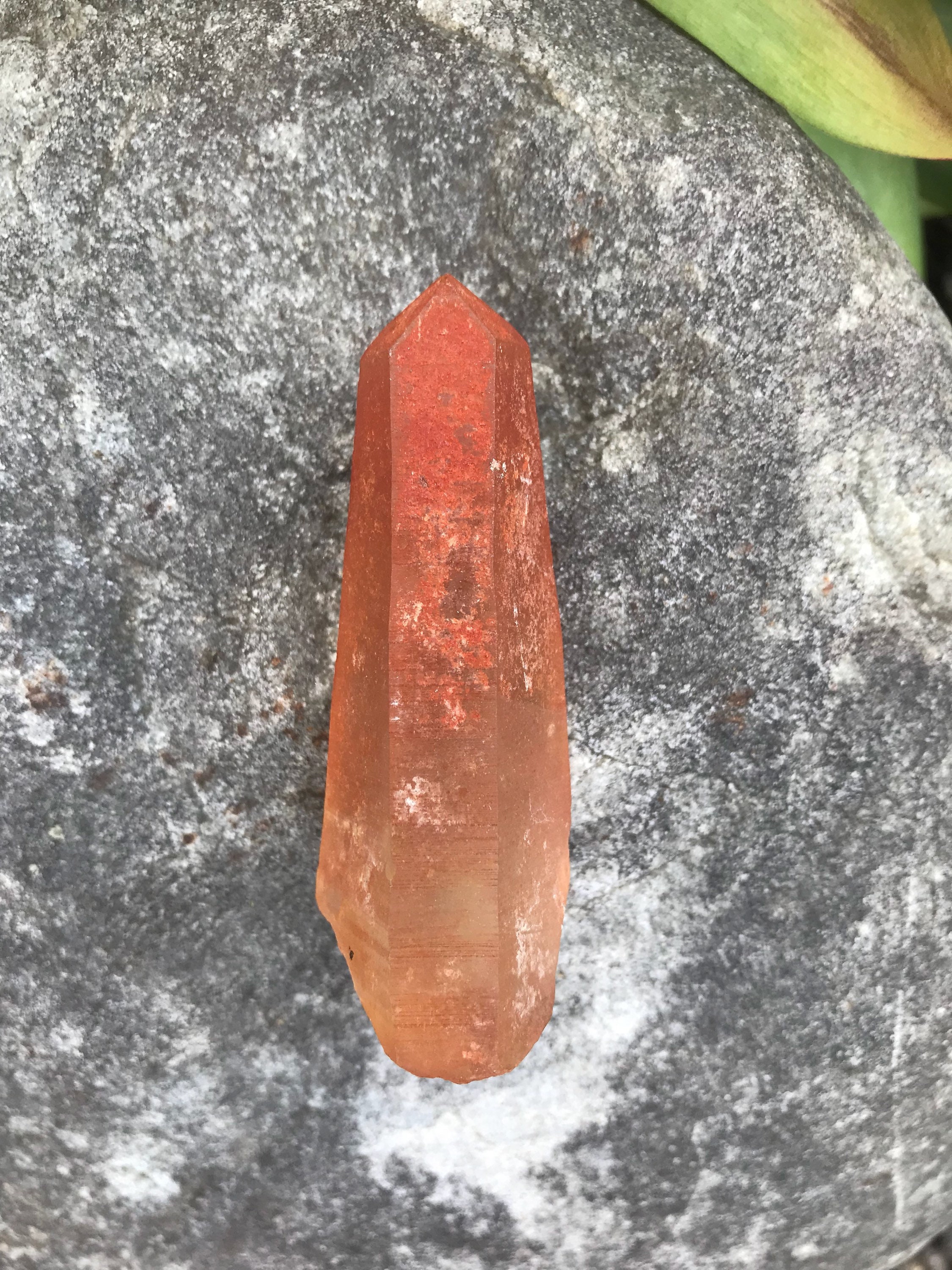 Red DRAGON Quartz Point, Raw, Red Hematite Included & Coated ...