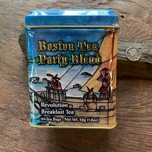 Boston Tea Party, Blended Black Tea, Keepsake Tin of 24 Stringless Tea ...