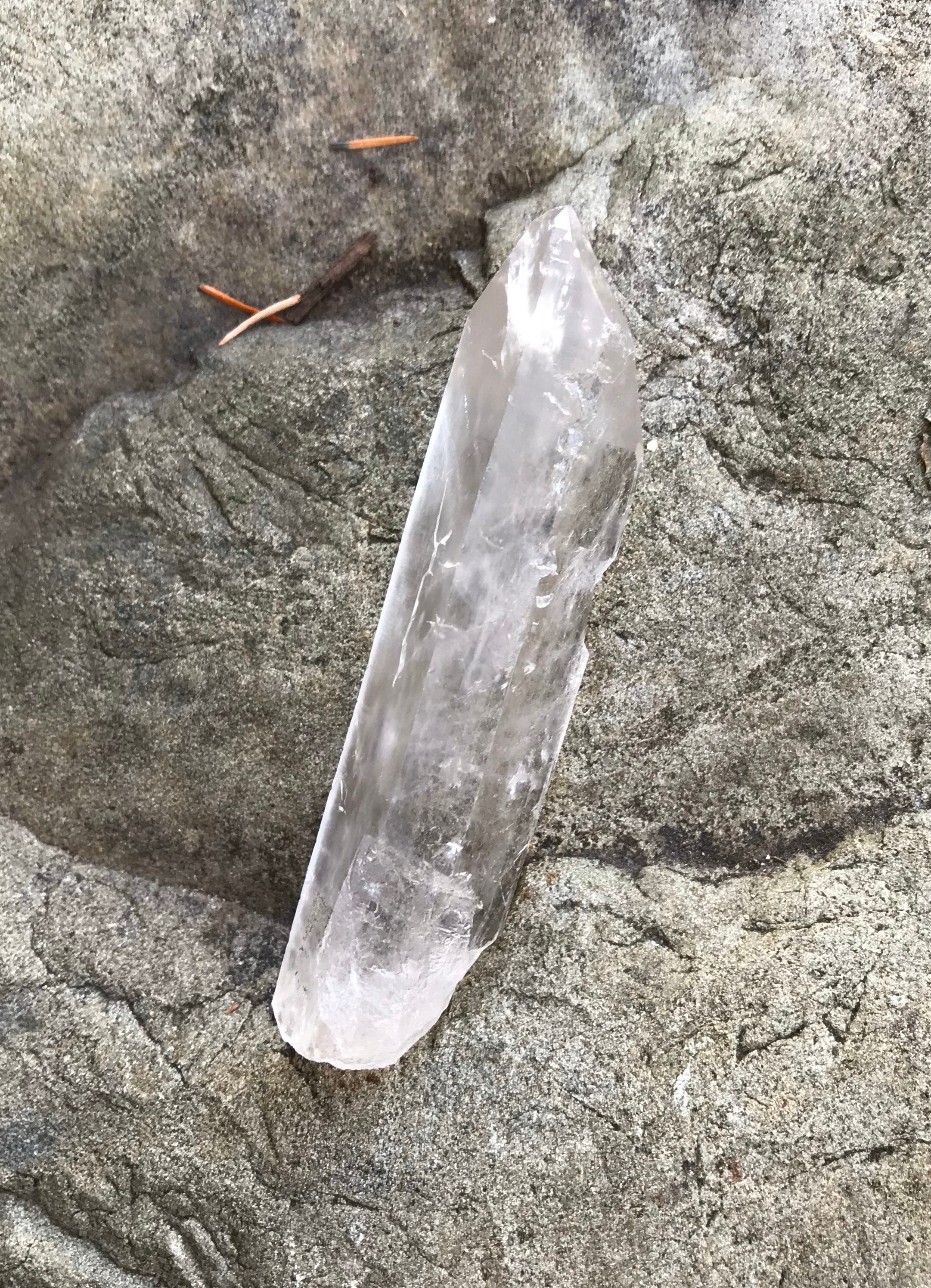 Clear Lemurian, Raw, Silver Veils, Keyed, Window, Silver Veils ...