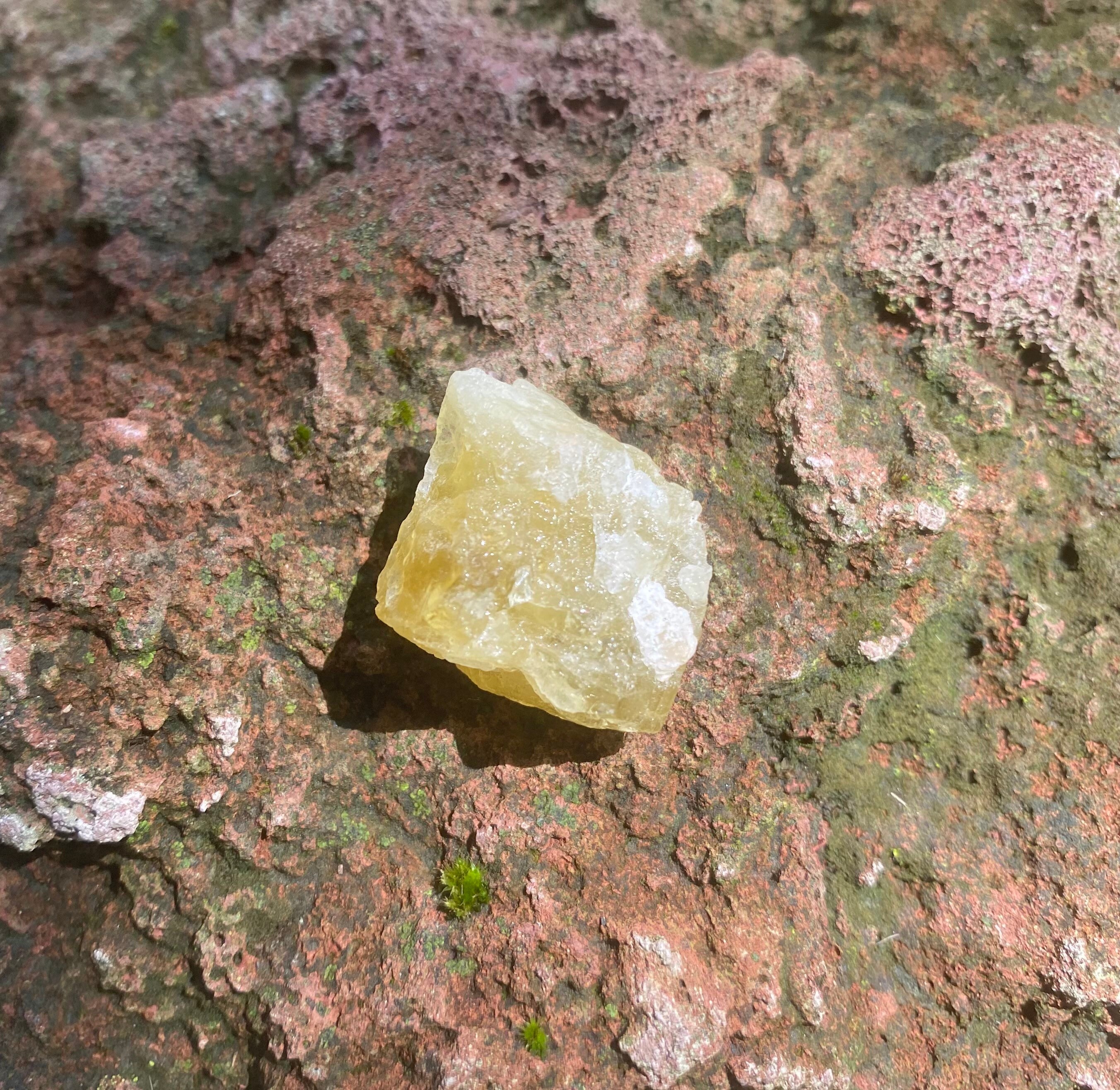Raw Heliodor, Beryl, Gold, Crown Chakra Crystal, 13.50 Grams, CR10297