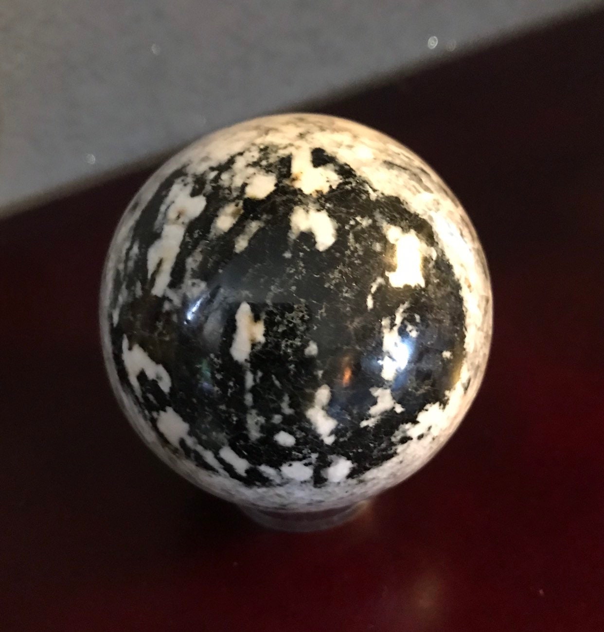 3/4 LB Zebra Stone Sphere, 62 mm, Dolomitic Limestone, Africa, 348.2 ...