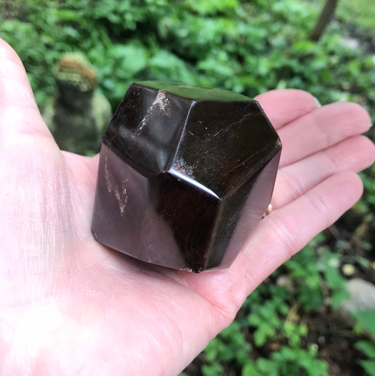 3/4 LB- Almandine Garnet Crystal, 63 mm, Polished, 319.7 Grams, 1597.5 ...