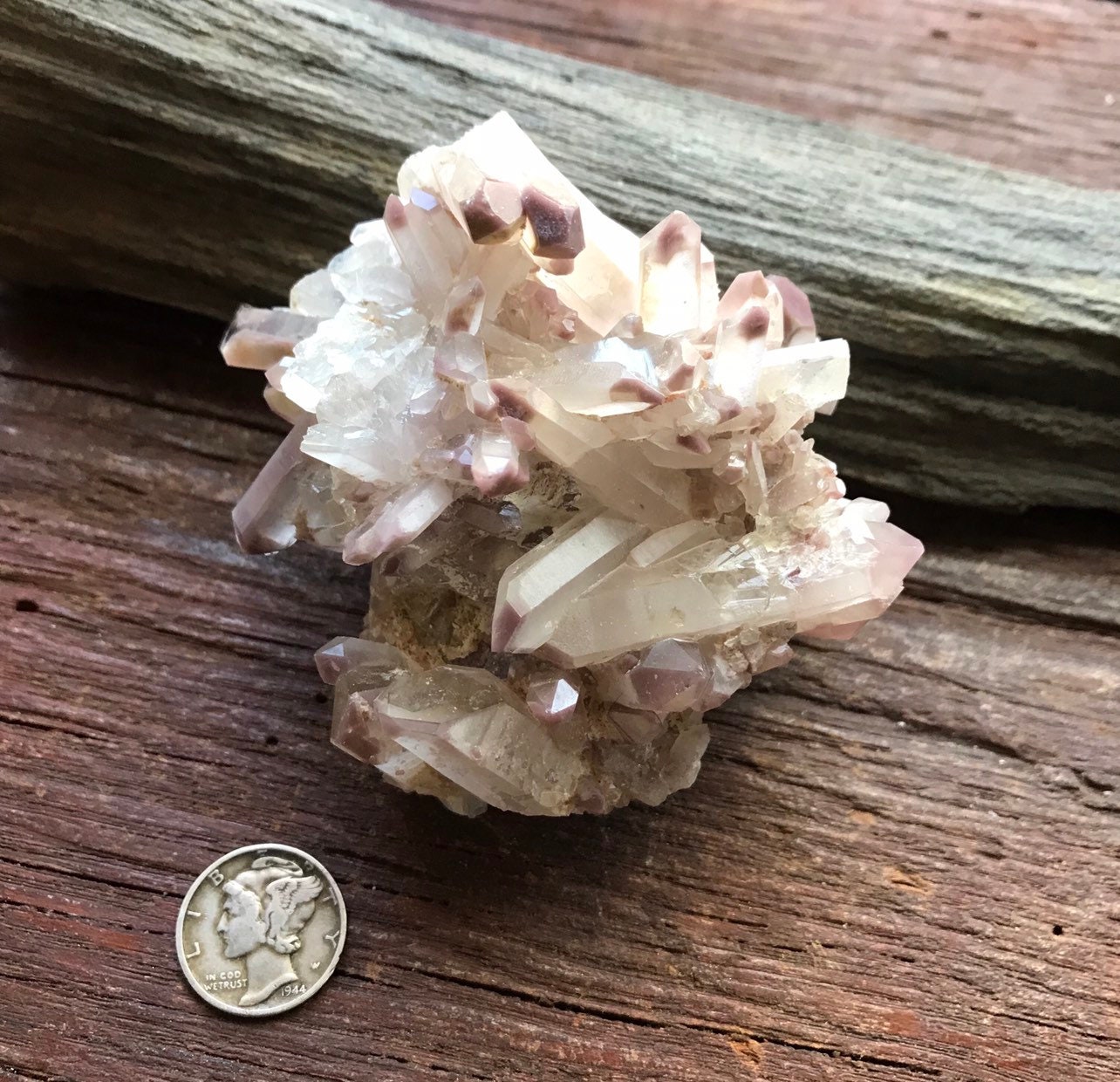 1/3 LB Lithium Quartz Cluster, Raw, Full Crystal, Limonite, Calming ...