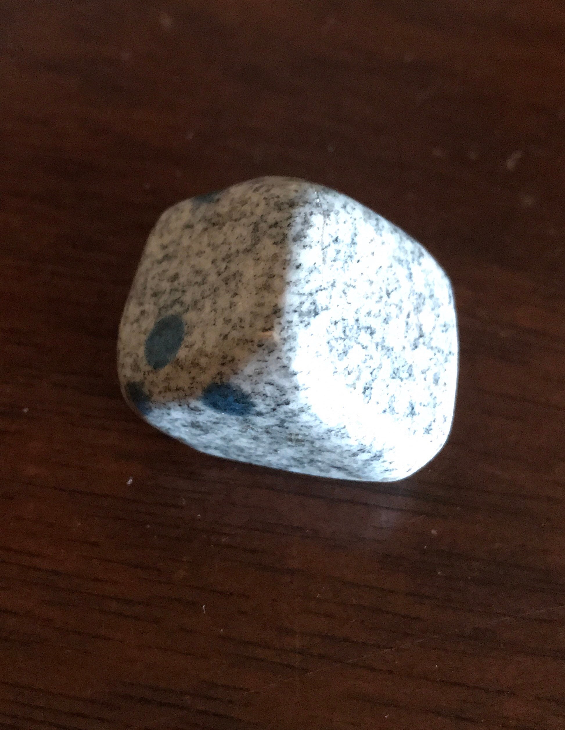 K2 Stone, Azurite in Granite, K2 Mountain, Pakistan, Polished, 22.8 ...