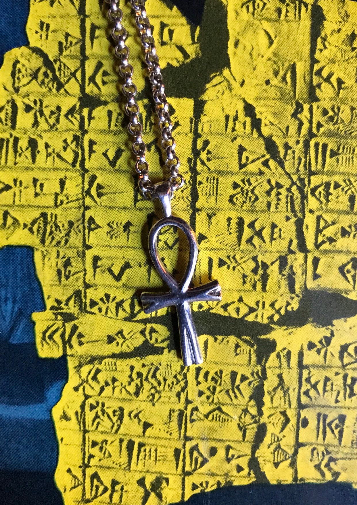 Ankh Pendant, Sterling Silver, Chain Included, Life, Health, Happiness ...