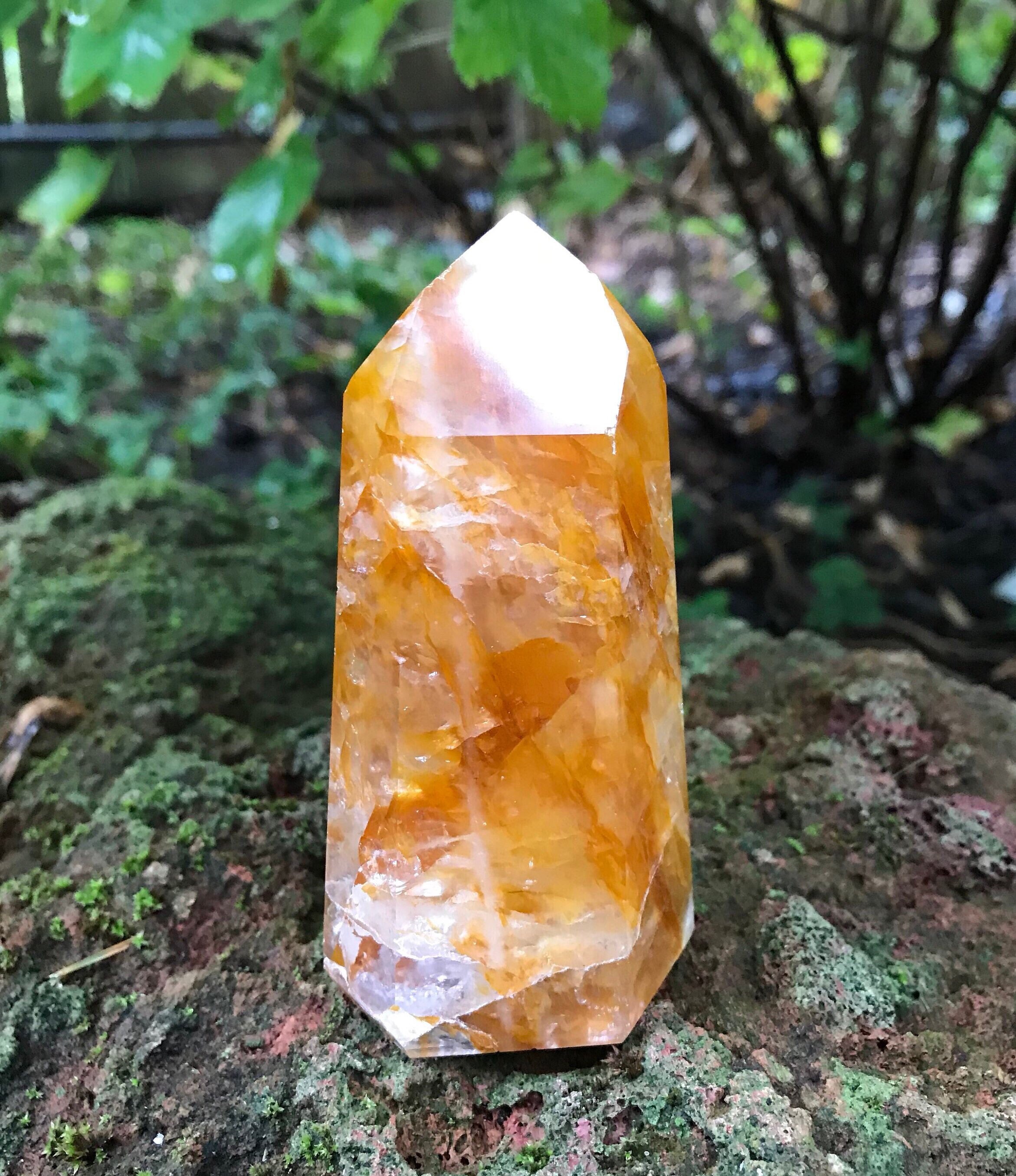 1/2 LB Hematoid Ferruginous Standing Quartz, Polished, Brazil, 223.2 ...