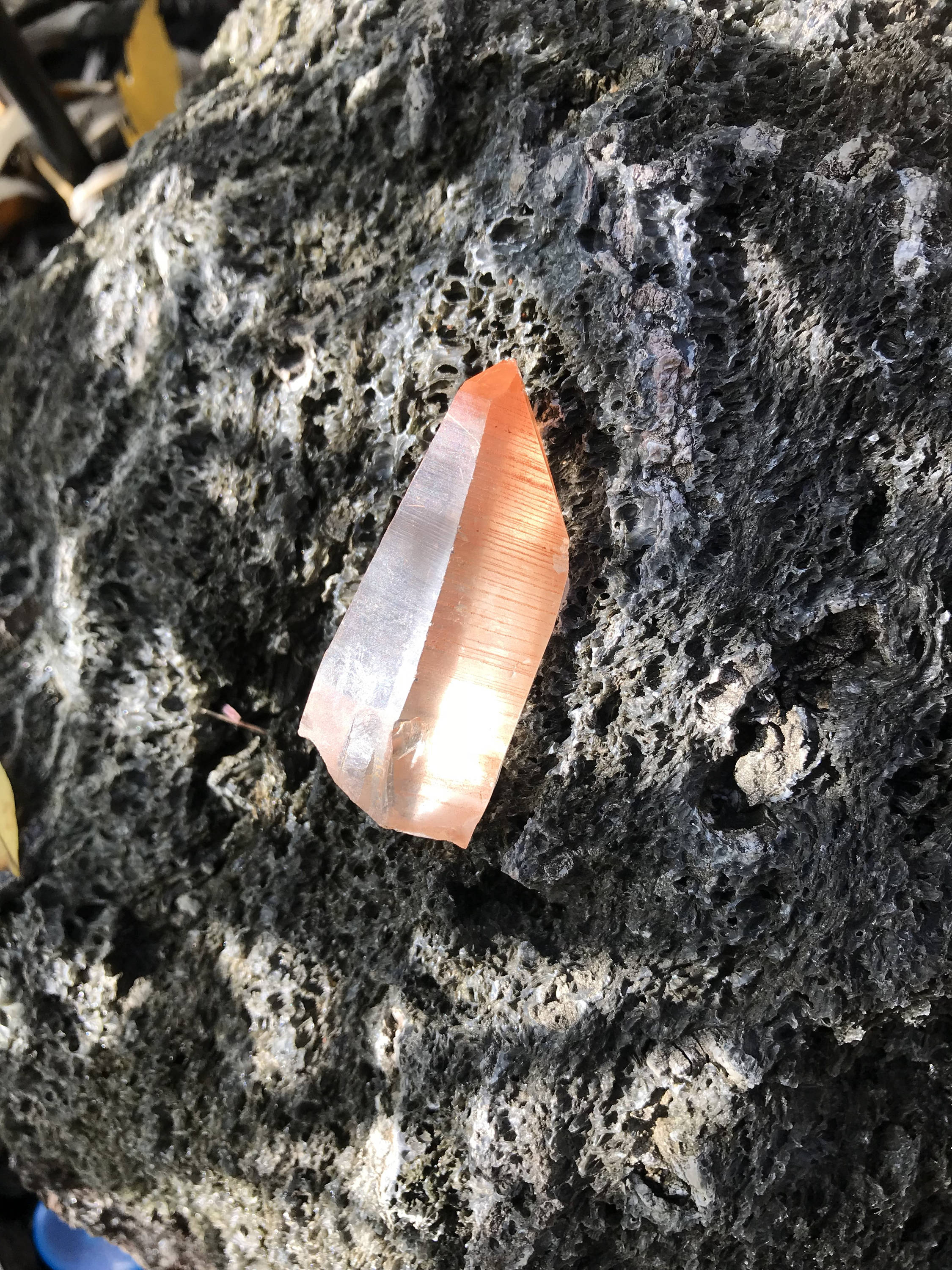 Reserved for B****LEMURIAN Seed Quartz Crystal, Raw, Orange, Deep ...