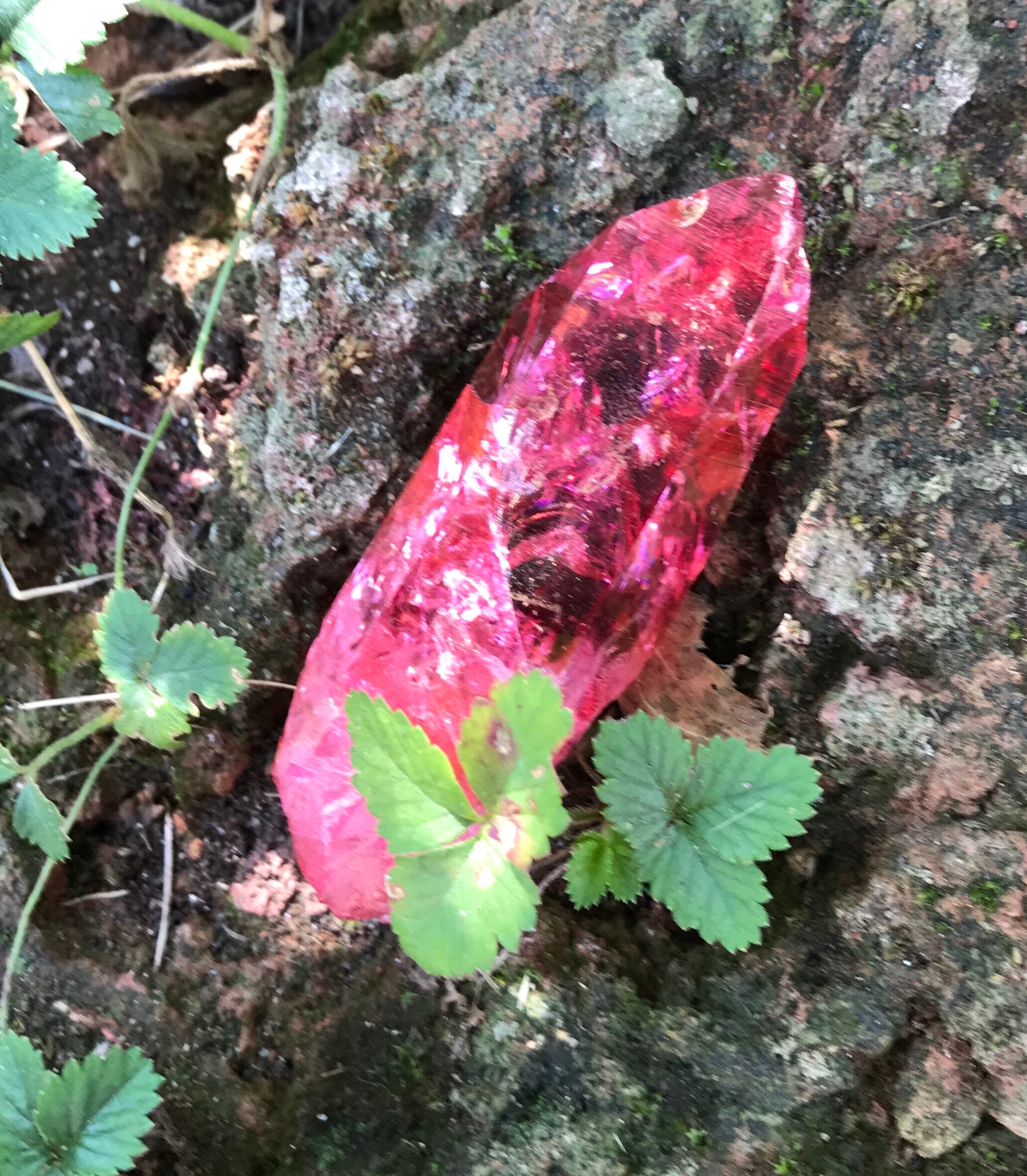 Channeler, Ruby Aura Quartz, 7-3 Raw Crystal, Rainbows, Keeper of the ...