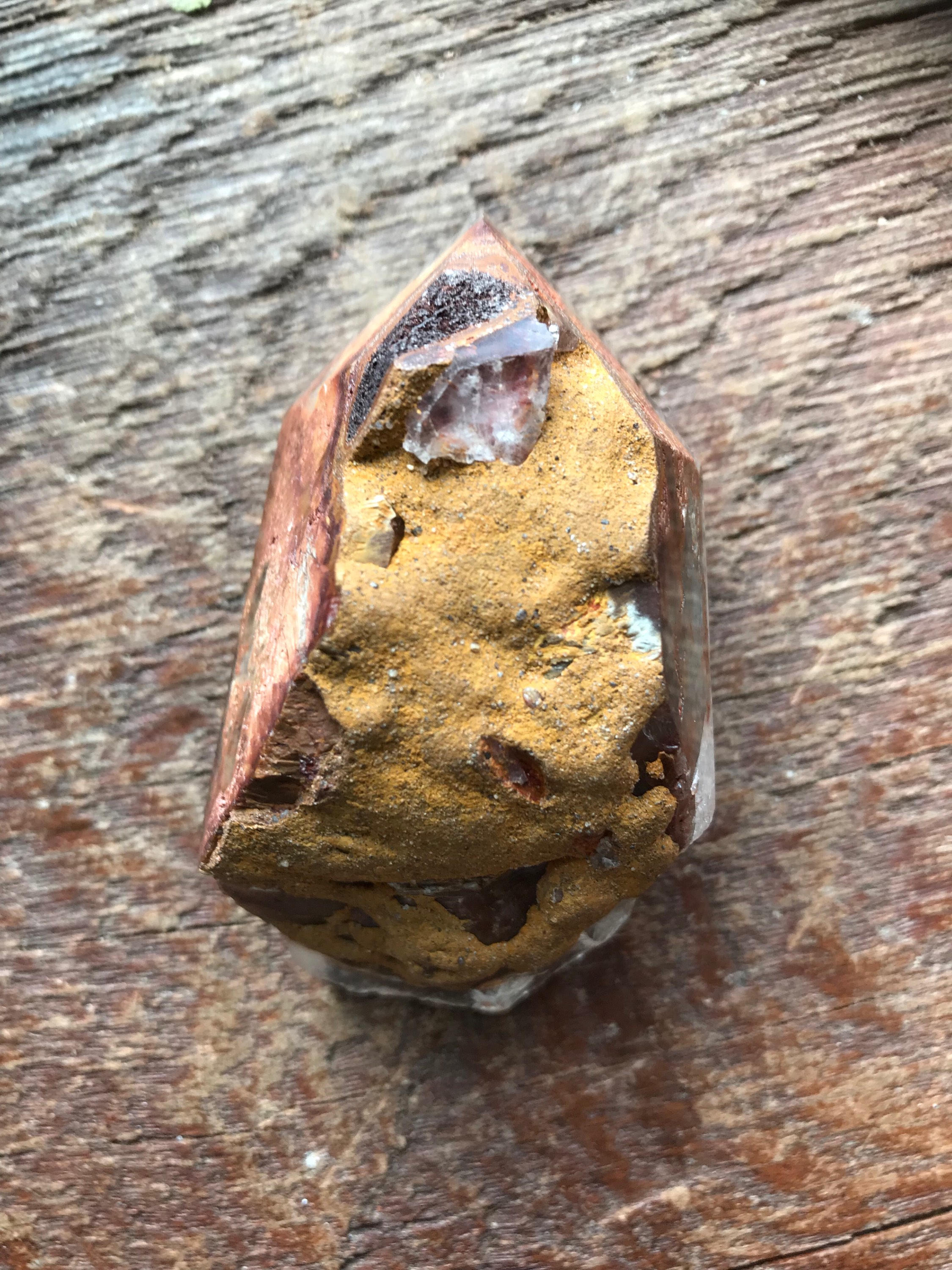 Large Amphibole, Angel Wing Phantom Quartz, Raw, Brazil, 85.5 Grams, CR2709