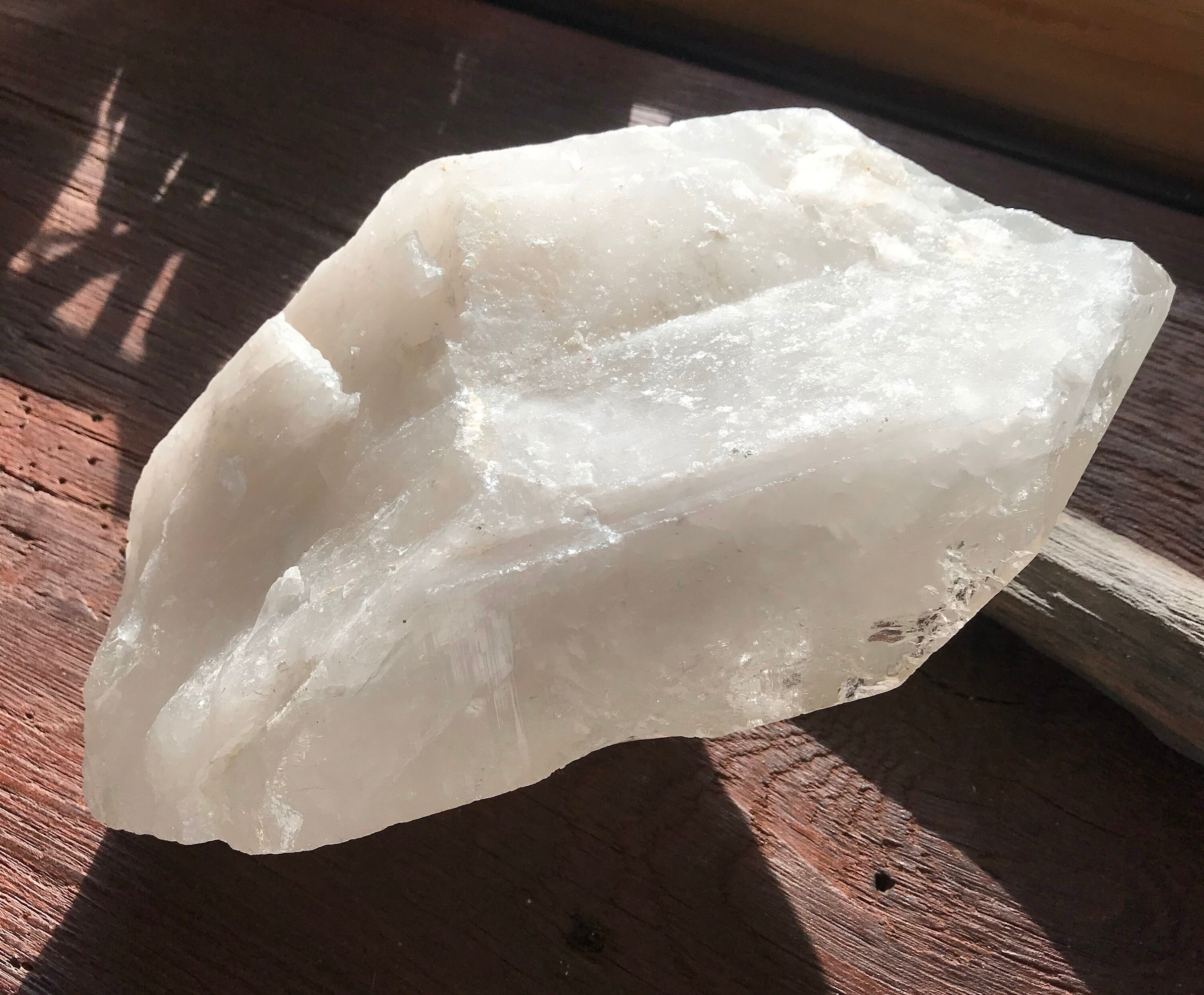 9 LBS Massive Raw DT Himalayan Quartz, Mine Fresh, Rainbow Points ...