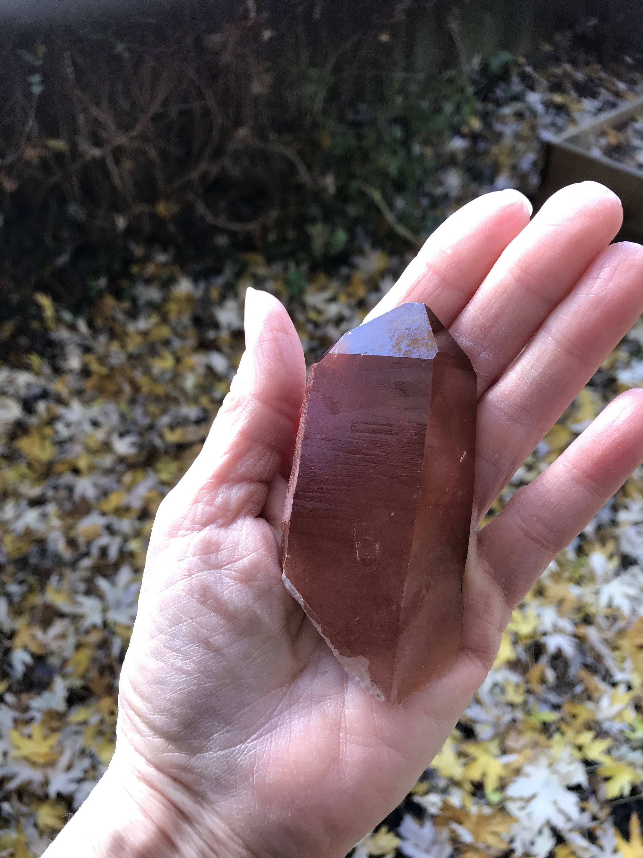 RED DRAGON Quartz, Large, Raw, Red Hematite Coated, Morocco, 117.8 ...