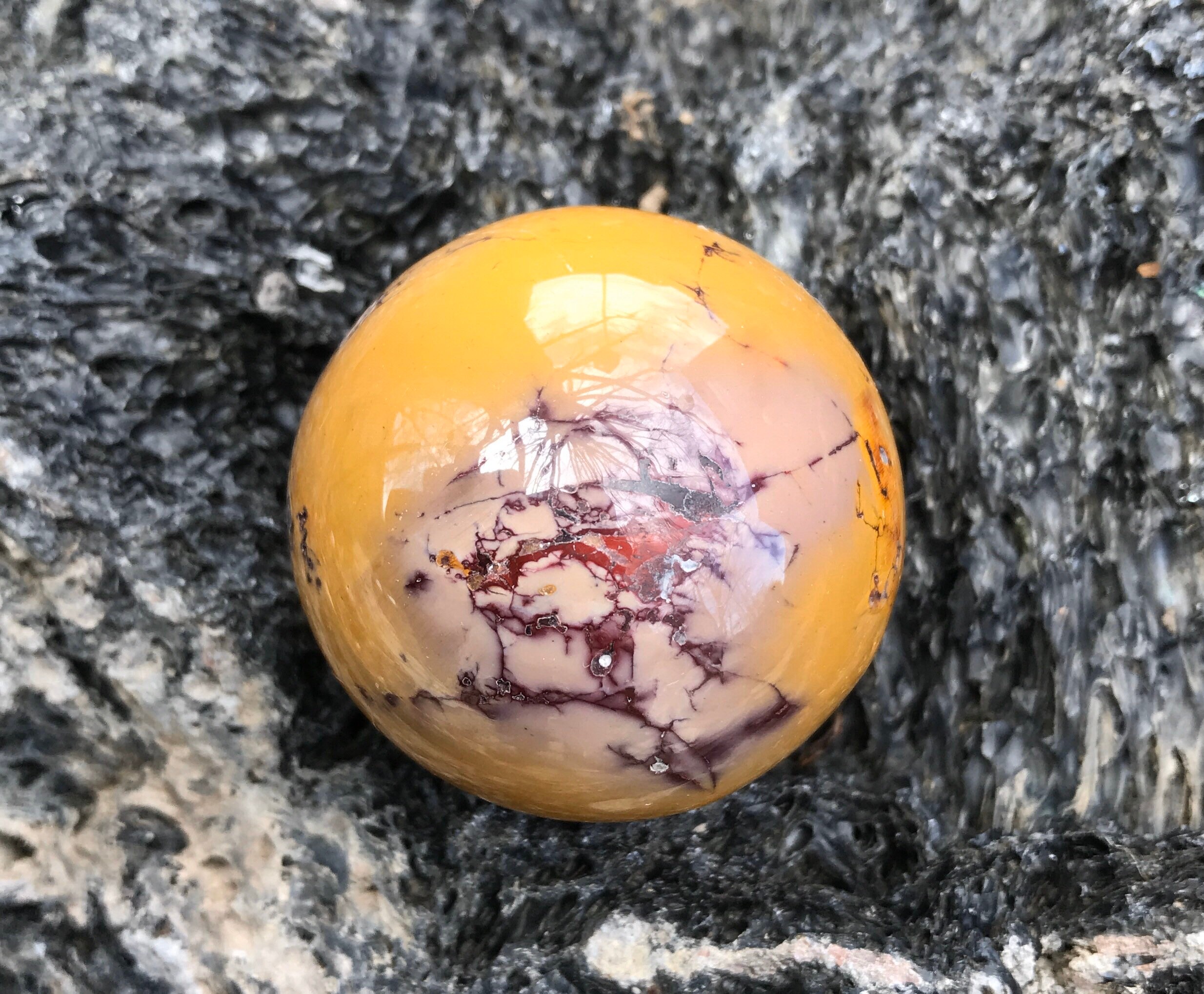 Mookaite Jasper Sphere, Polished, 40mm, 83.80 Grams, Australia, CR6946