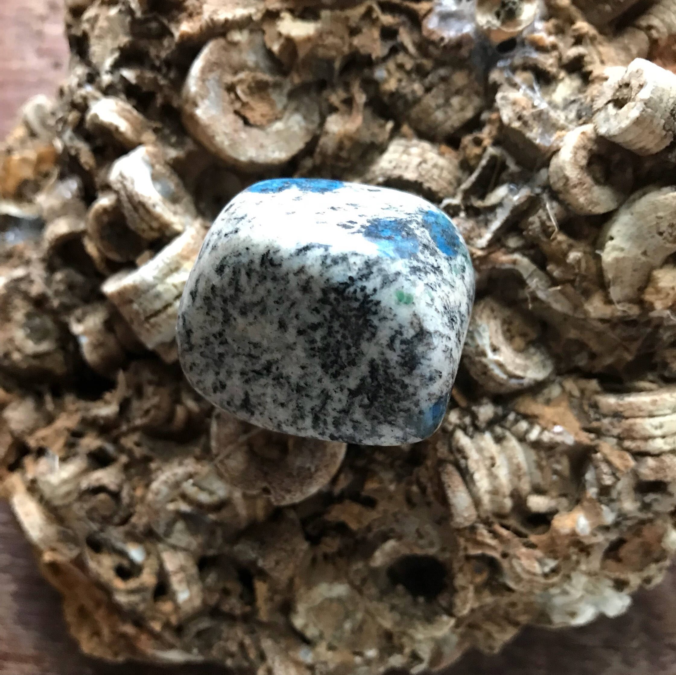 K2 Stone, Azurite and Malachite in Granite, K2 Mountain, Pakistan ...