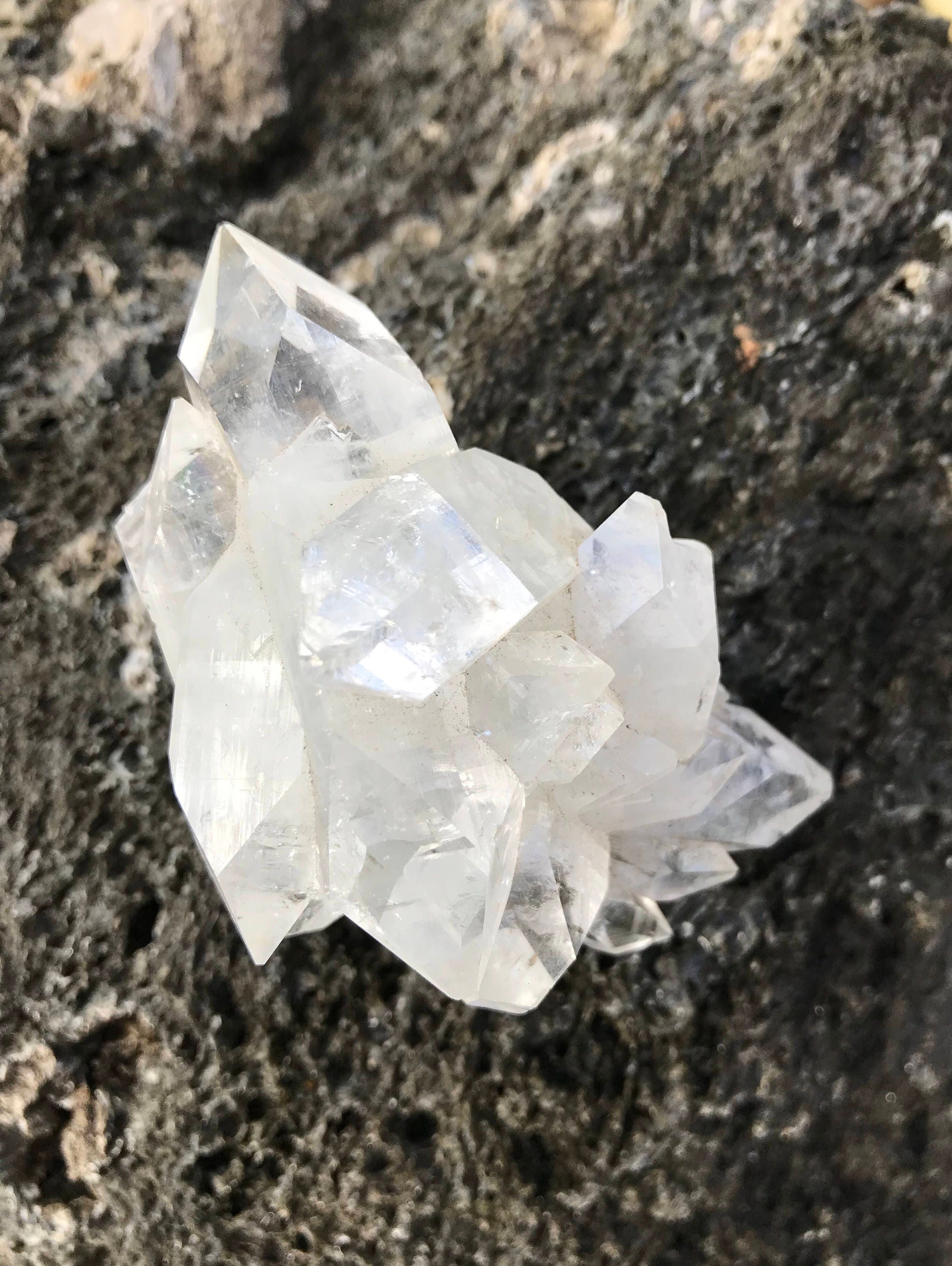 APOPHYLLITE Clear, Full Crystal, India, 77.5 Grams, CR2495