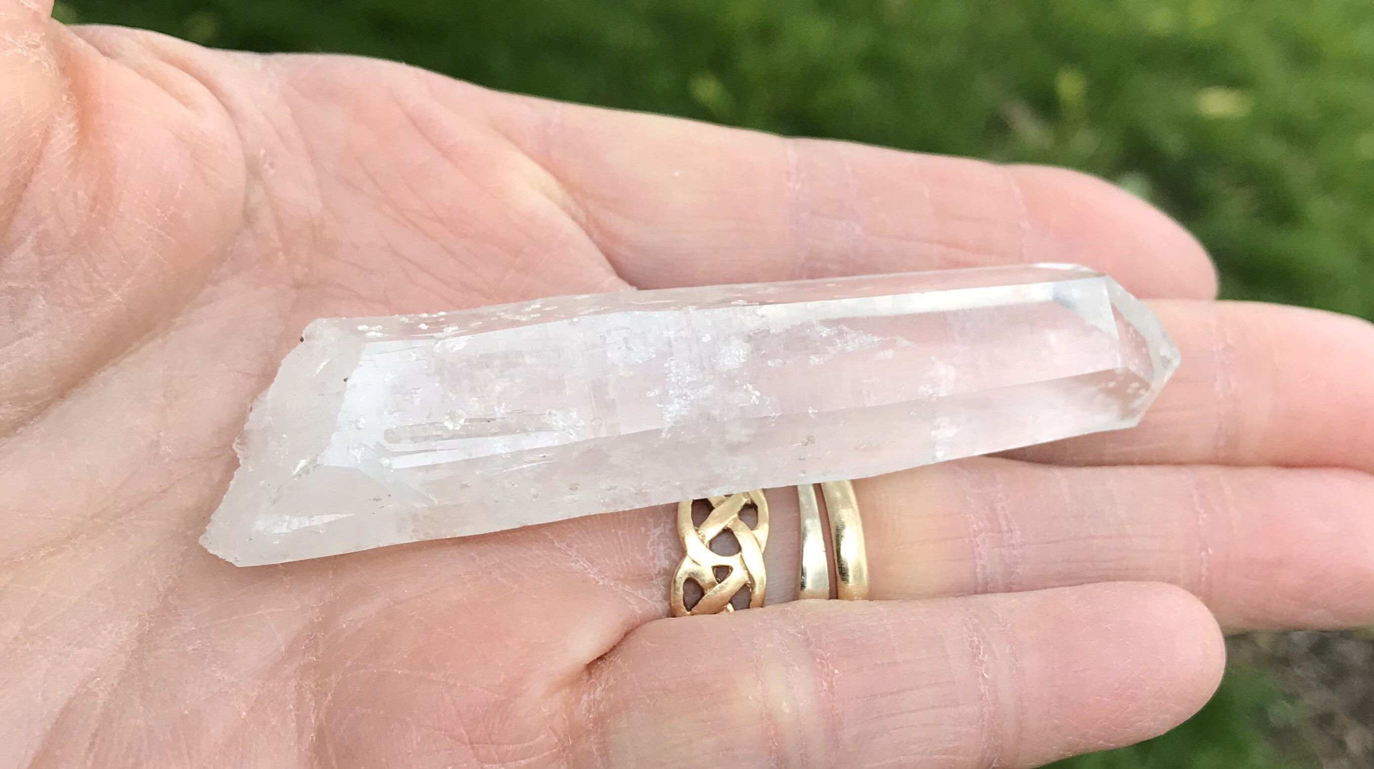 DOW Blue Mist Lemurian, Raw, Blue Mist Phantom, Colombia, 32.70 Grams ...