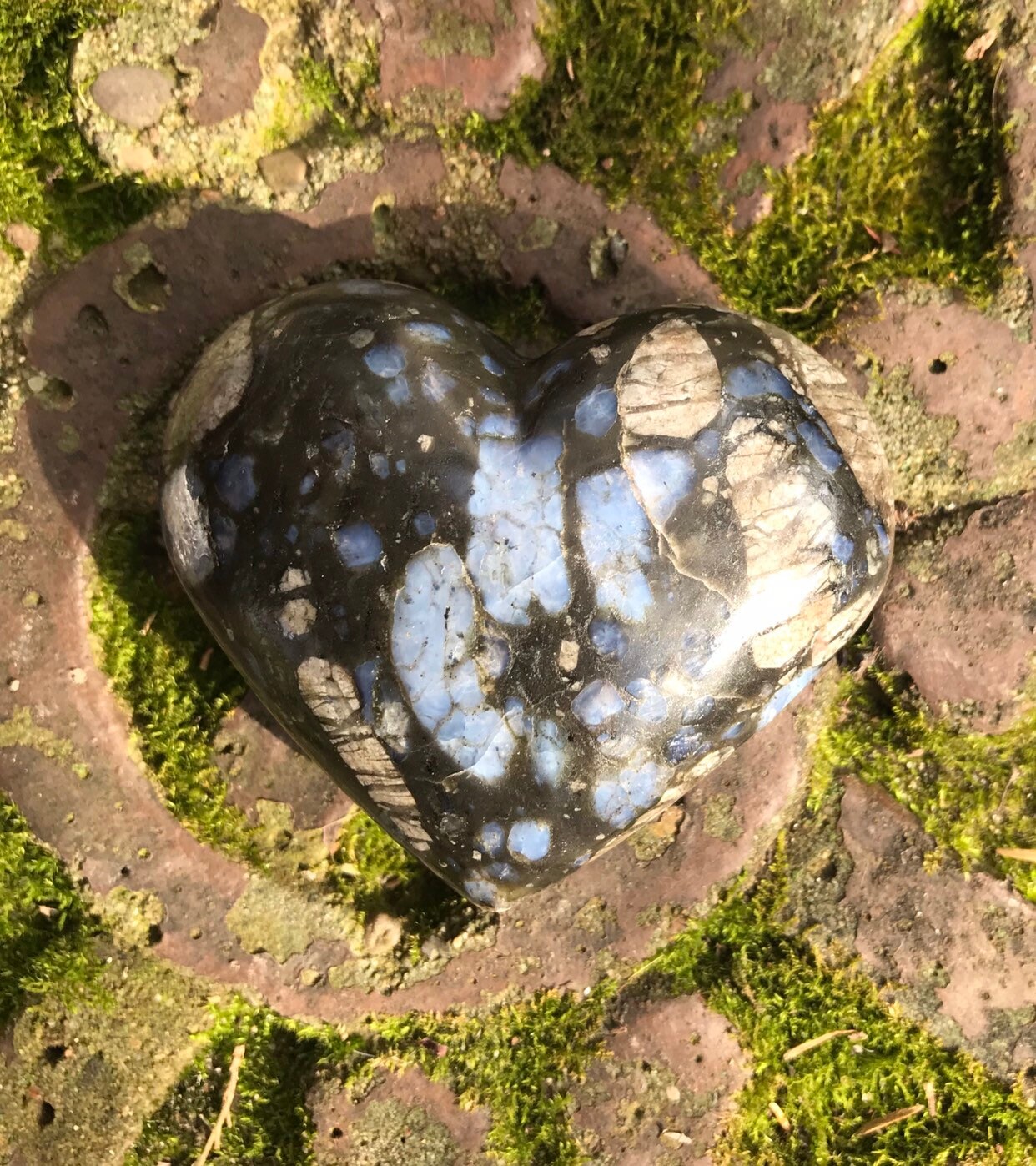 Sold to mommachick 11/22* Llanite, Que Sera Stone, Polished Heart ...