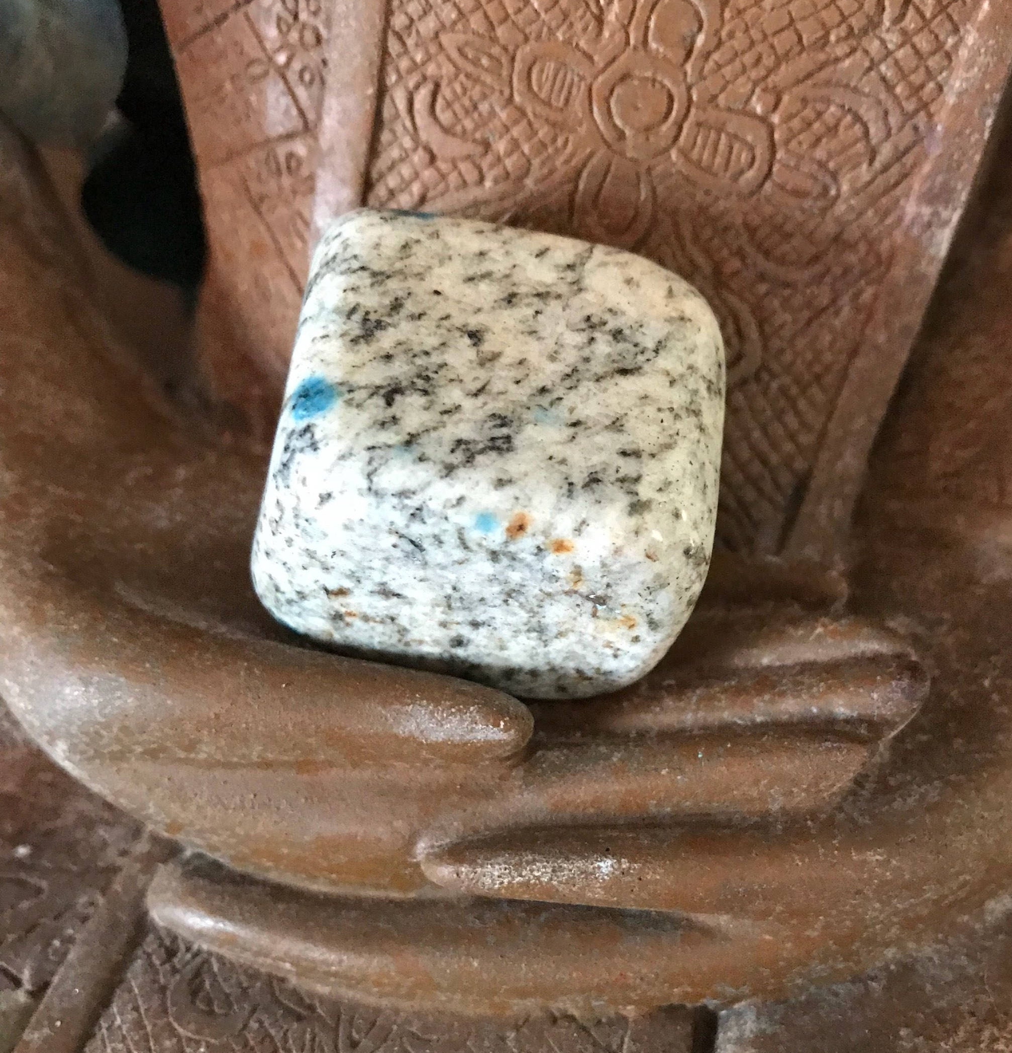 K2 Stone, Azurite in Granite, K2 Mountain, Pakistan, Polished, 43.9 ...