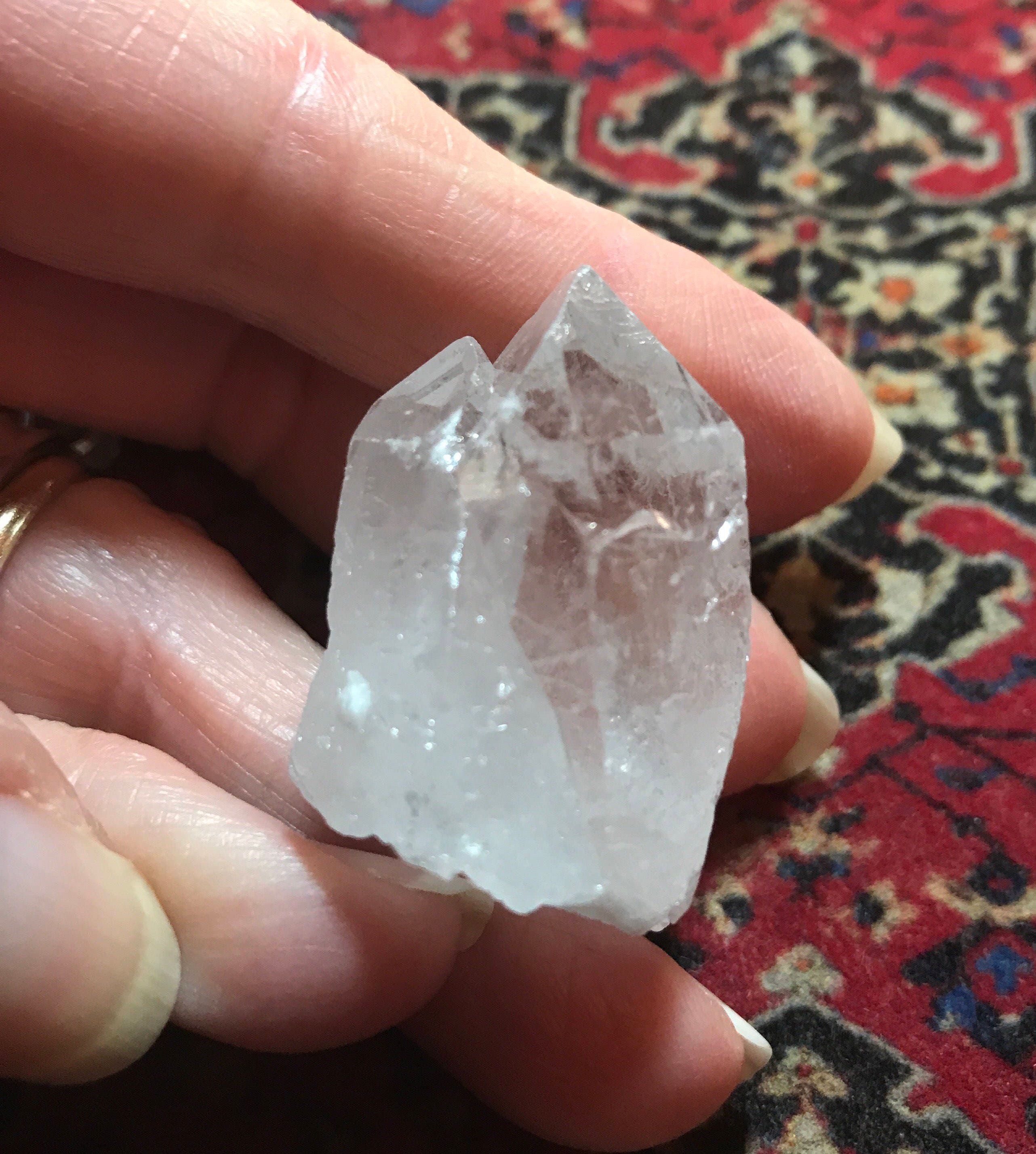 Clear Raw Quartz Twin Crystal 25 7 Grams CR1688