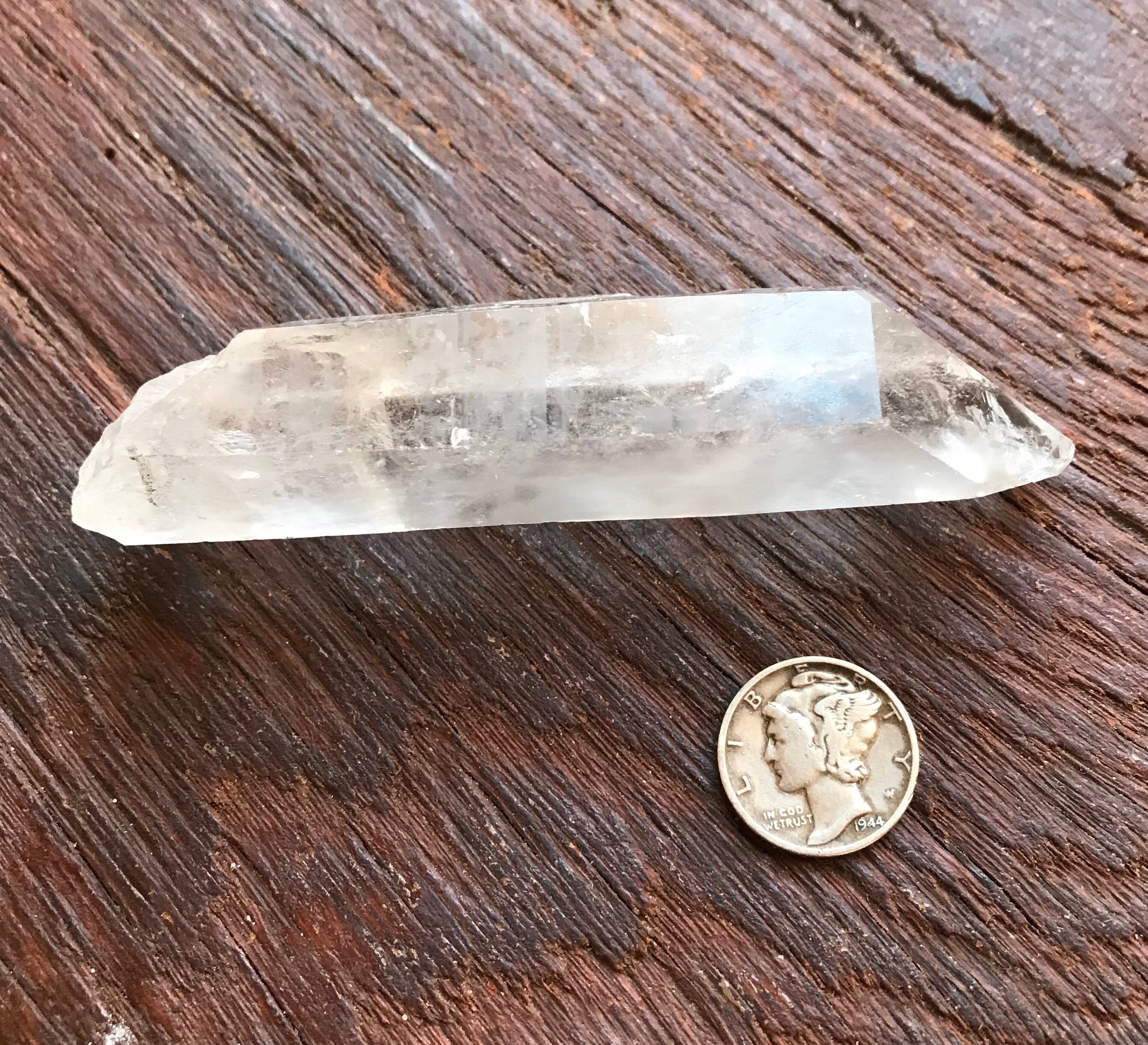 Clear Lemurian, Raw, Silver Veils, Keyed, Window, Silver Veils ...