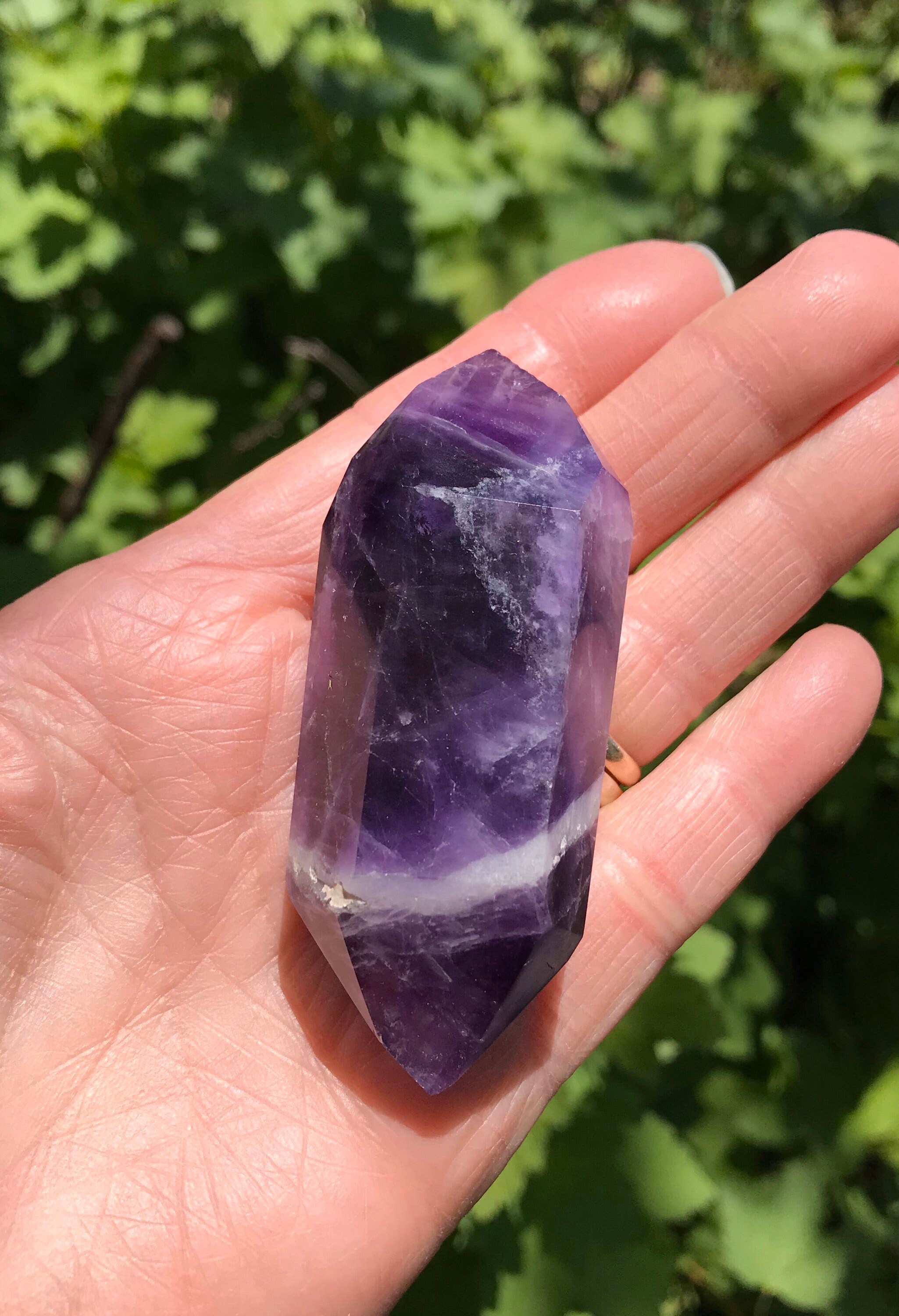 DT Chevron Amethyst, Polished, Natural, Brazil, 67.70 Grams, CR7099